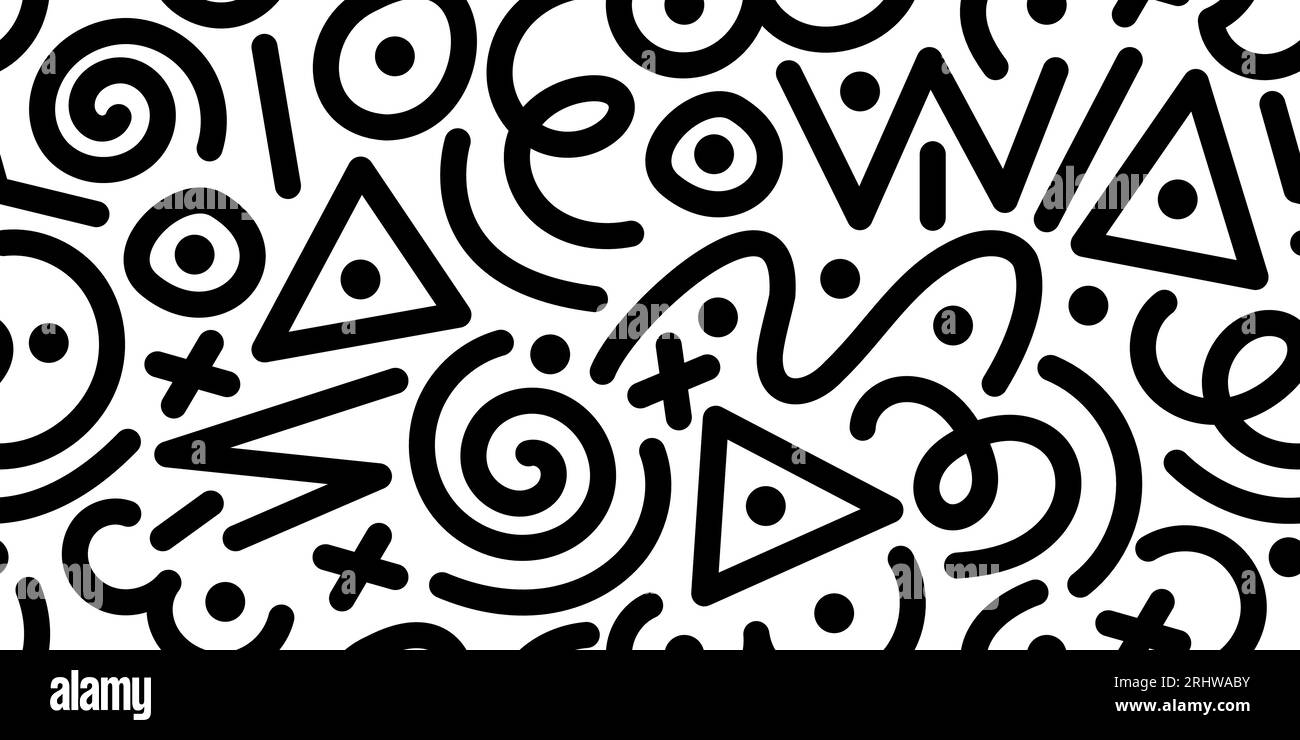Fun colorful line doodle seamless pattern Stock Vector Image & Art - Alamy Fun colorful line doodle seamless pattern Stock Vector Image & Art - Alamy
