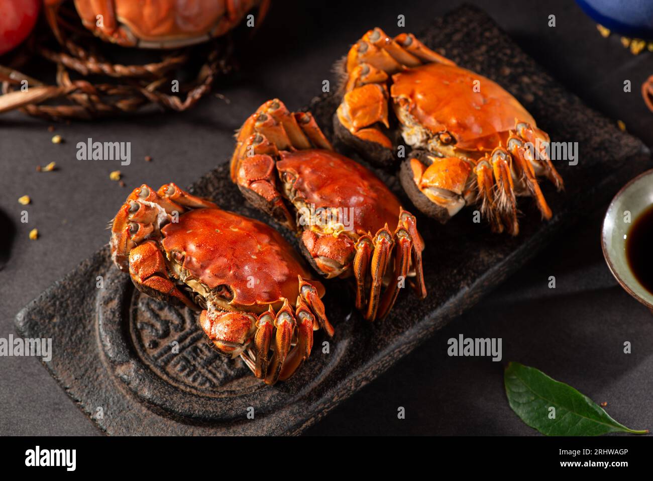 steaming shanghai hairy crabs, chinese cuisine，Mitten Crab, shanghai ...