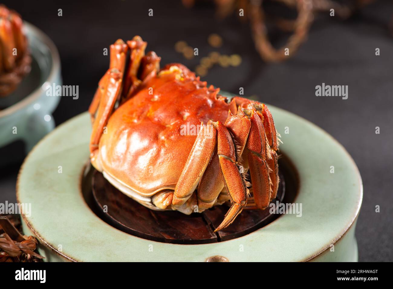 steaming shanghai hairy crabs, chinese cuisine，Mitten Crab, shanghai ...