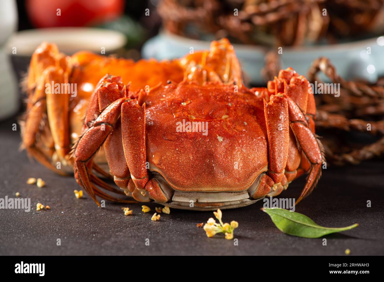 steaming shanghai hairy crabs, chinese cuisine，Mitten Crab, shanghai ...