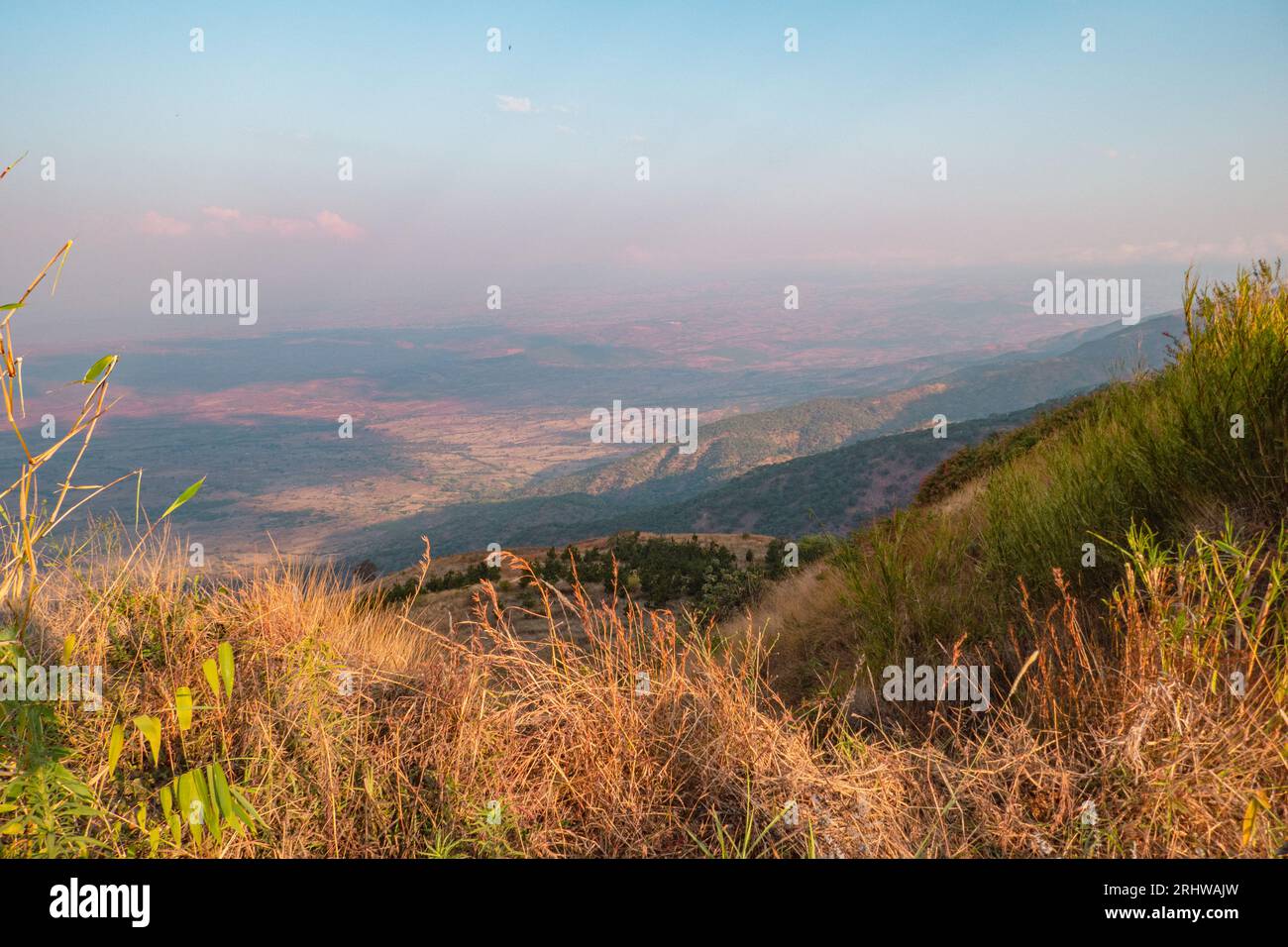 Scenic view of Rift Valley seen from the Great Rift Valley viewpoint in ...