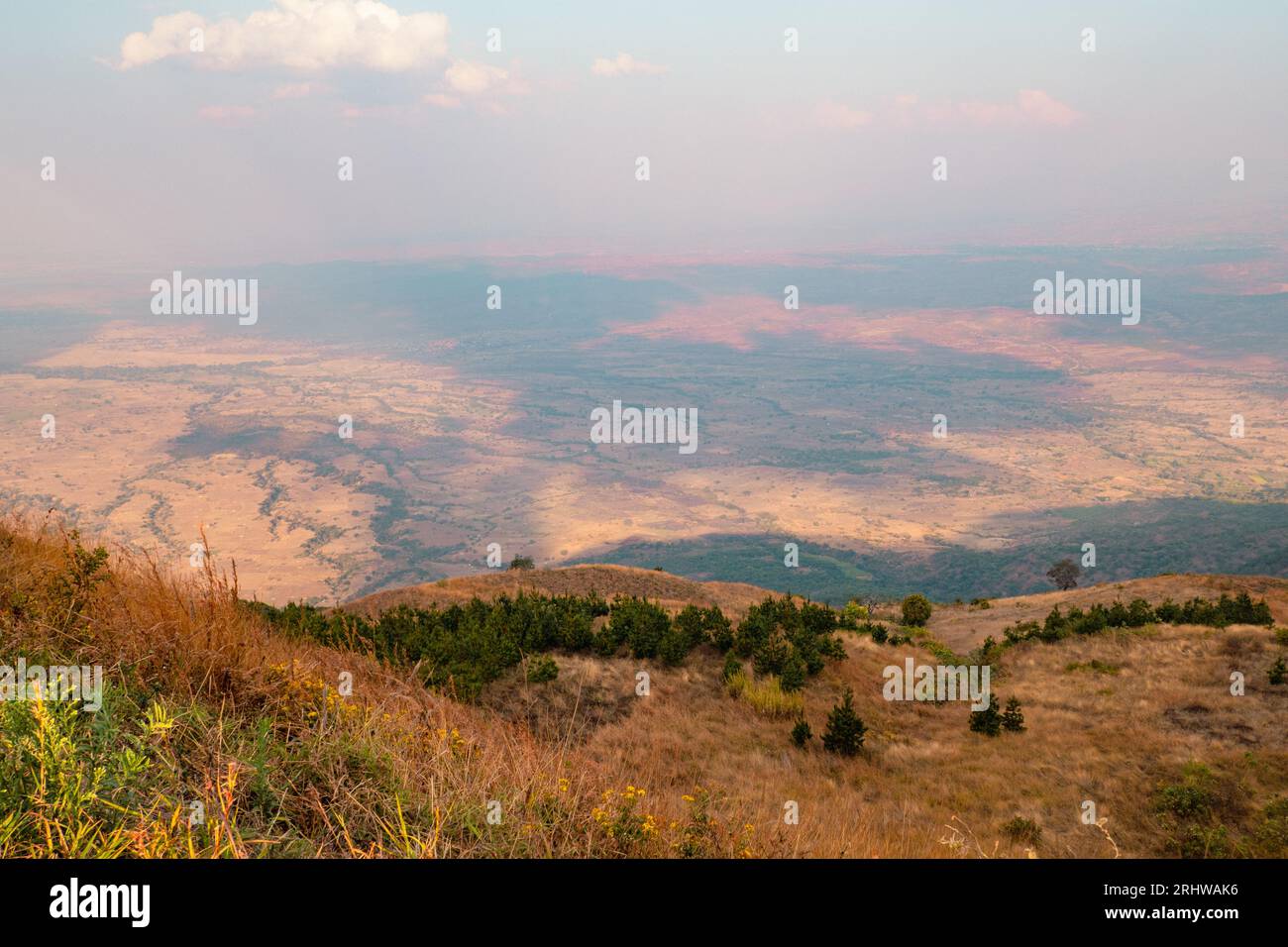 Scenic view of Rift Valley seen from the Great Rift Valley viewpoint in ...