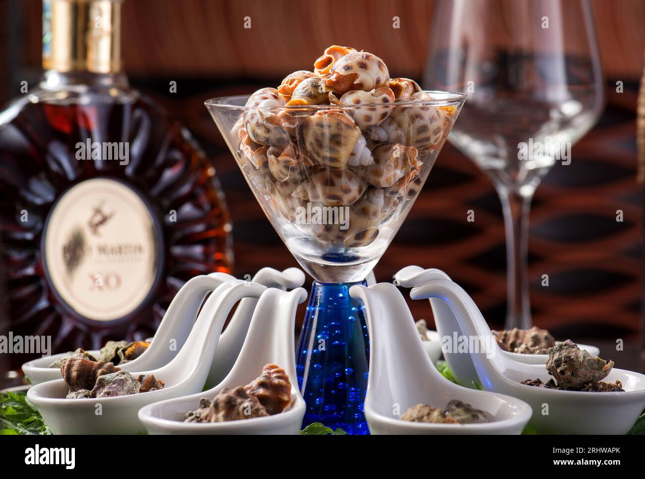 Seafood dish, Boiled Areola Babylon, Boiled babylonia whelks，Sea Whelks ...