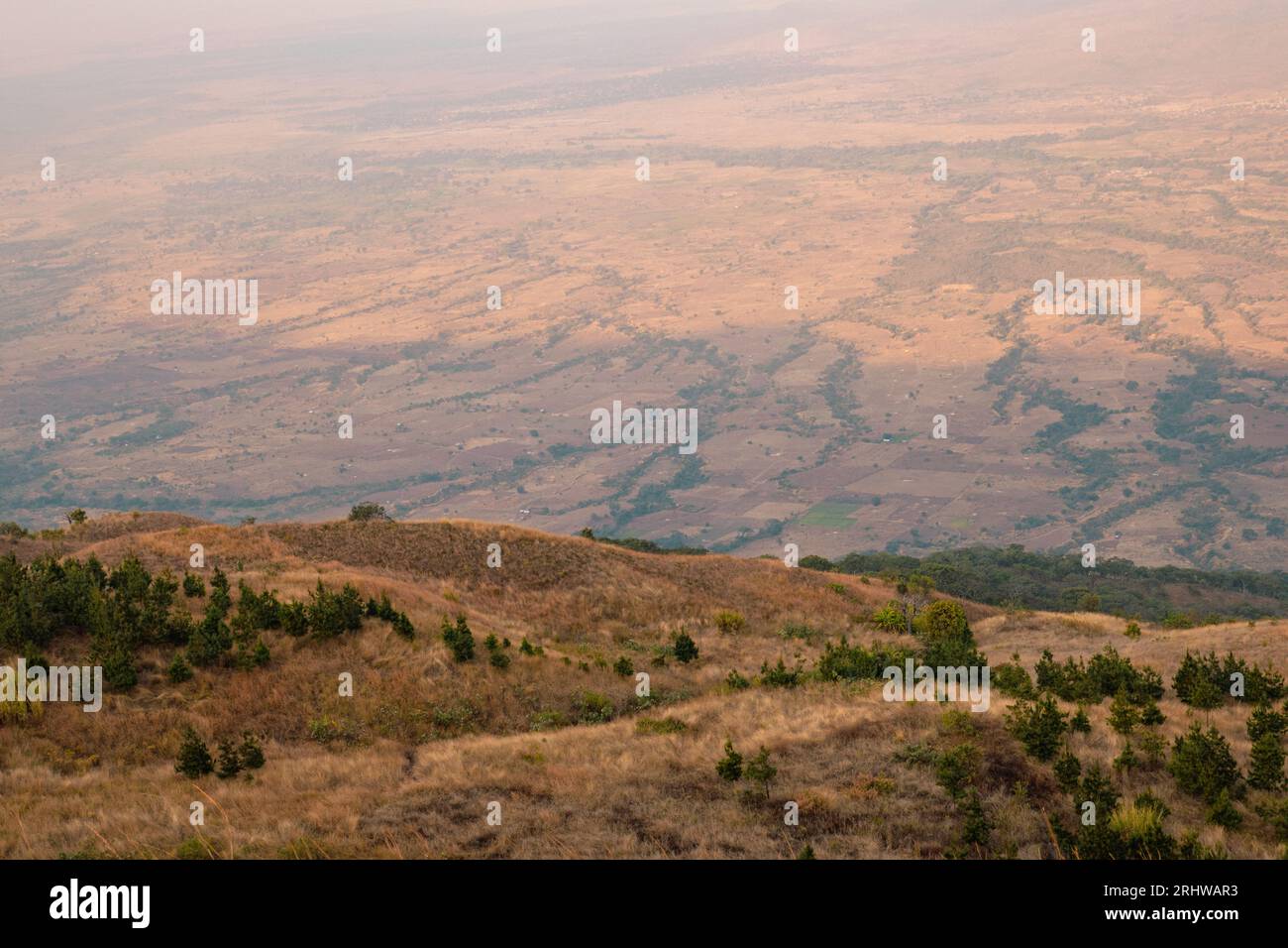 Scenic view of Rift Valley seen from the Great Rift Valley viewpoint in ...
