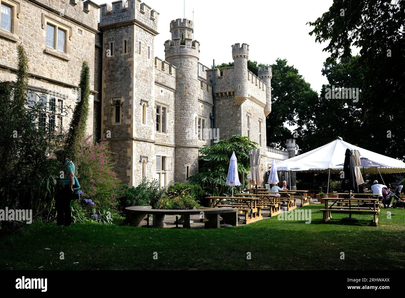 whitstable castle and grounds,whitstable,kent,uk august 18 2023 Stock ...