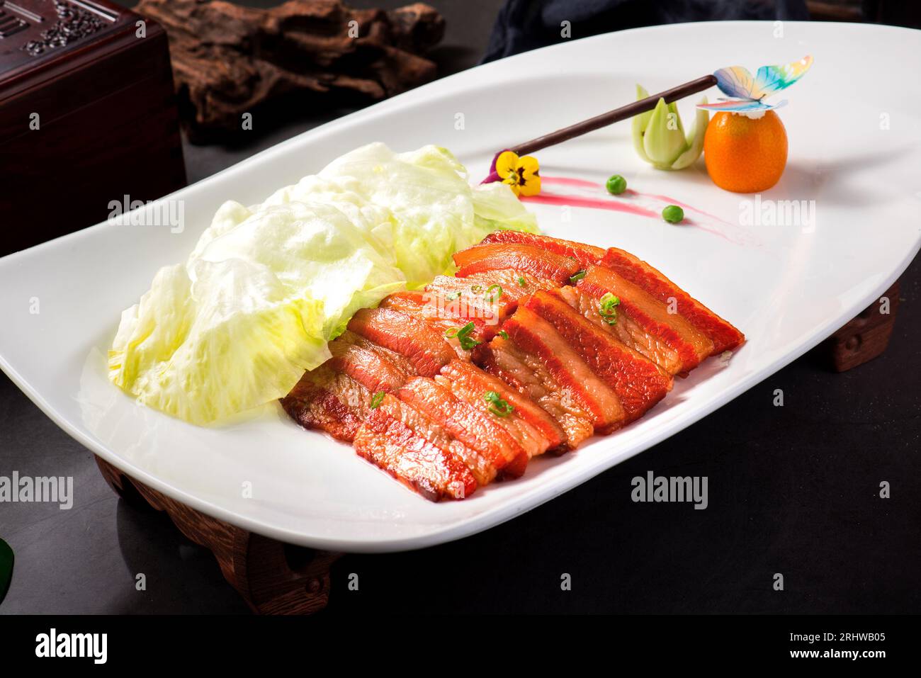 Chinese Hunan Cuisine, Meicai Steamed Pork,Pork with salted vegetable ...