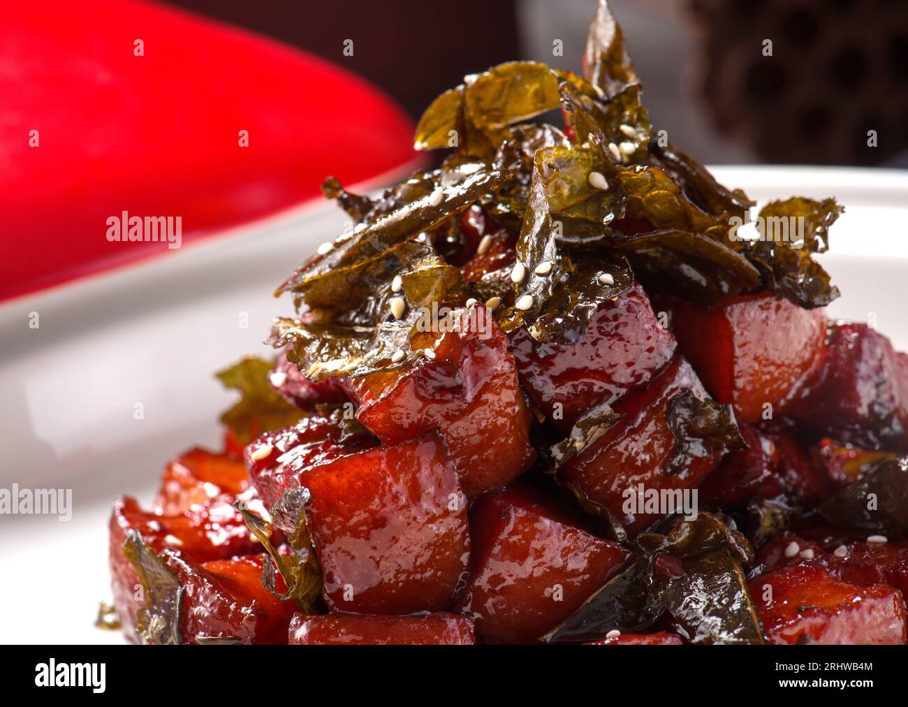 braised pork belly with Tea Falvor, dongpo pork,chinese cuisine Stock ...