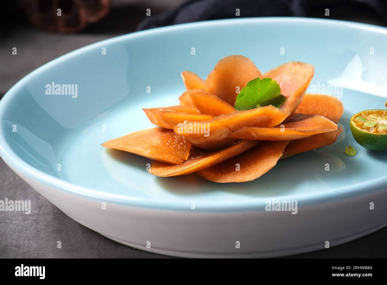 Chinese food, Daikon Radish Pickled ，Soy Preserved Radish Stock Photo ...