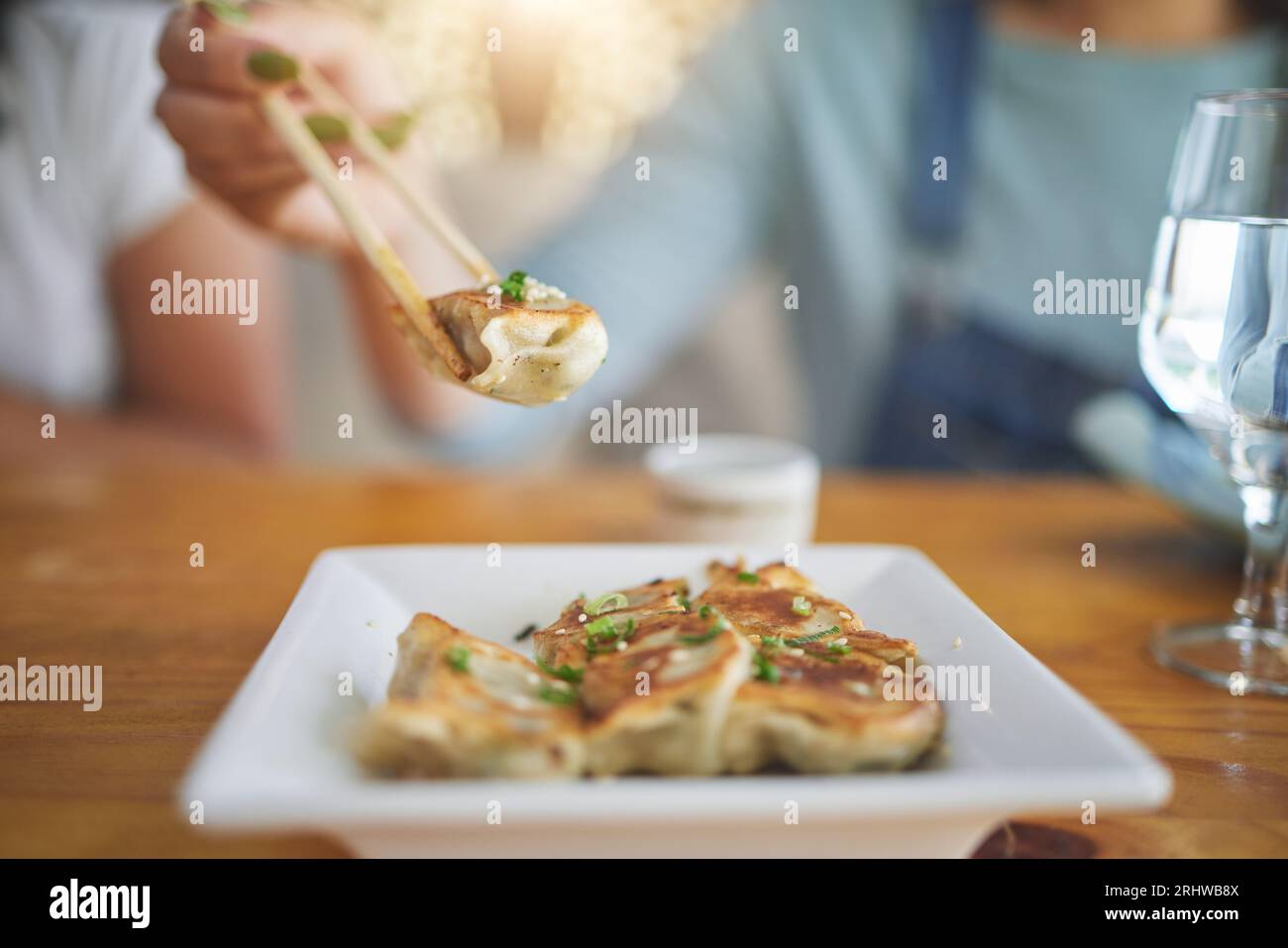 Table plate chopsticks dumpling hi-res stock photography and images - Alamy