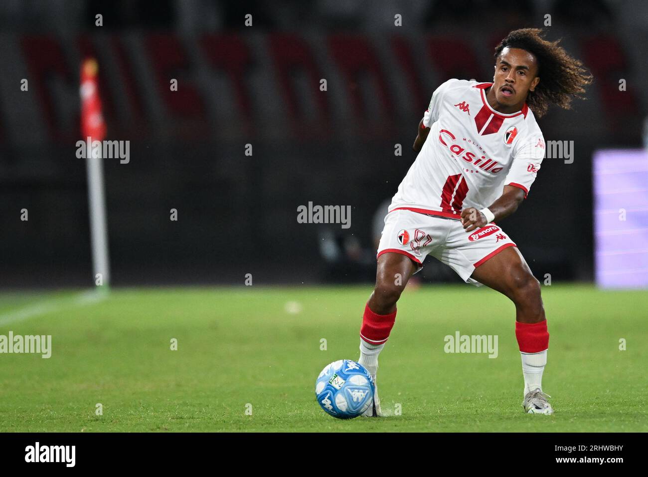 Bari, Italy. 18 August, 2023: Mehdi Dorval of Bari in action during the ...