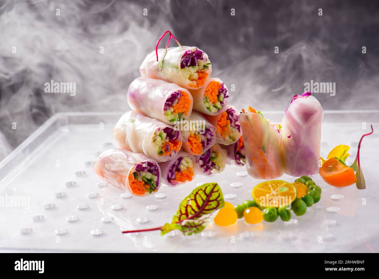 Vietnamese fresh spring rolls，Summer Roll , Salad roll , Fresh Spring ...