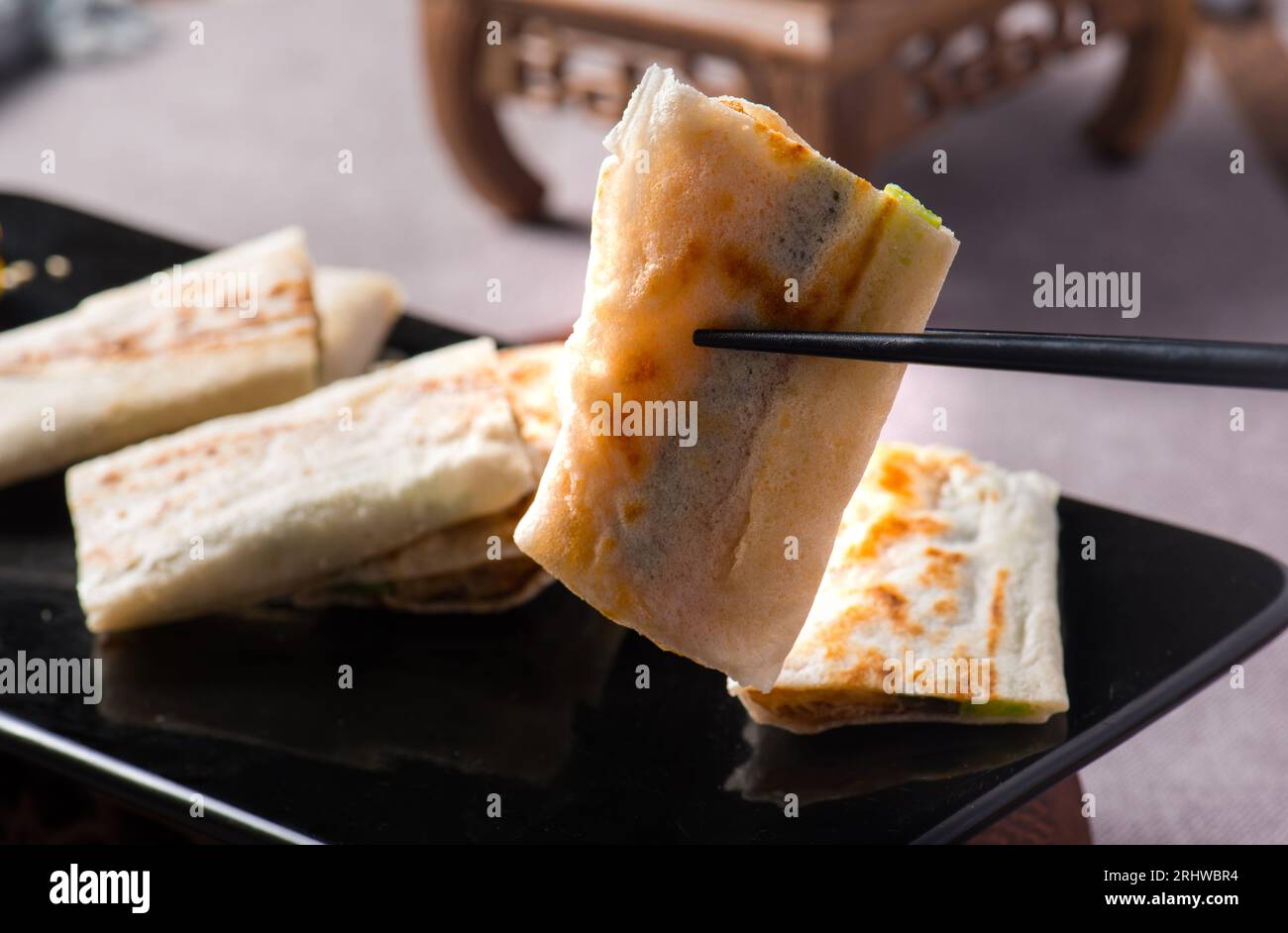 dim sum Hangzhou traditional food Congbaohui, Chinese Food Stock Photo ...