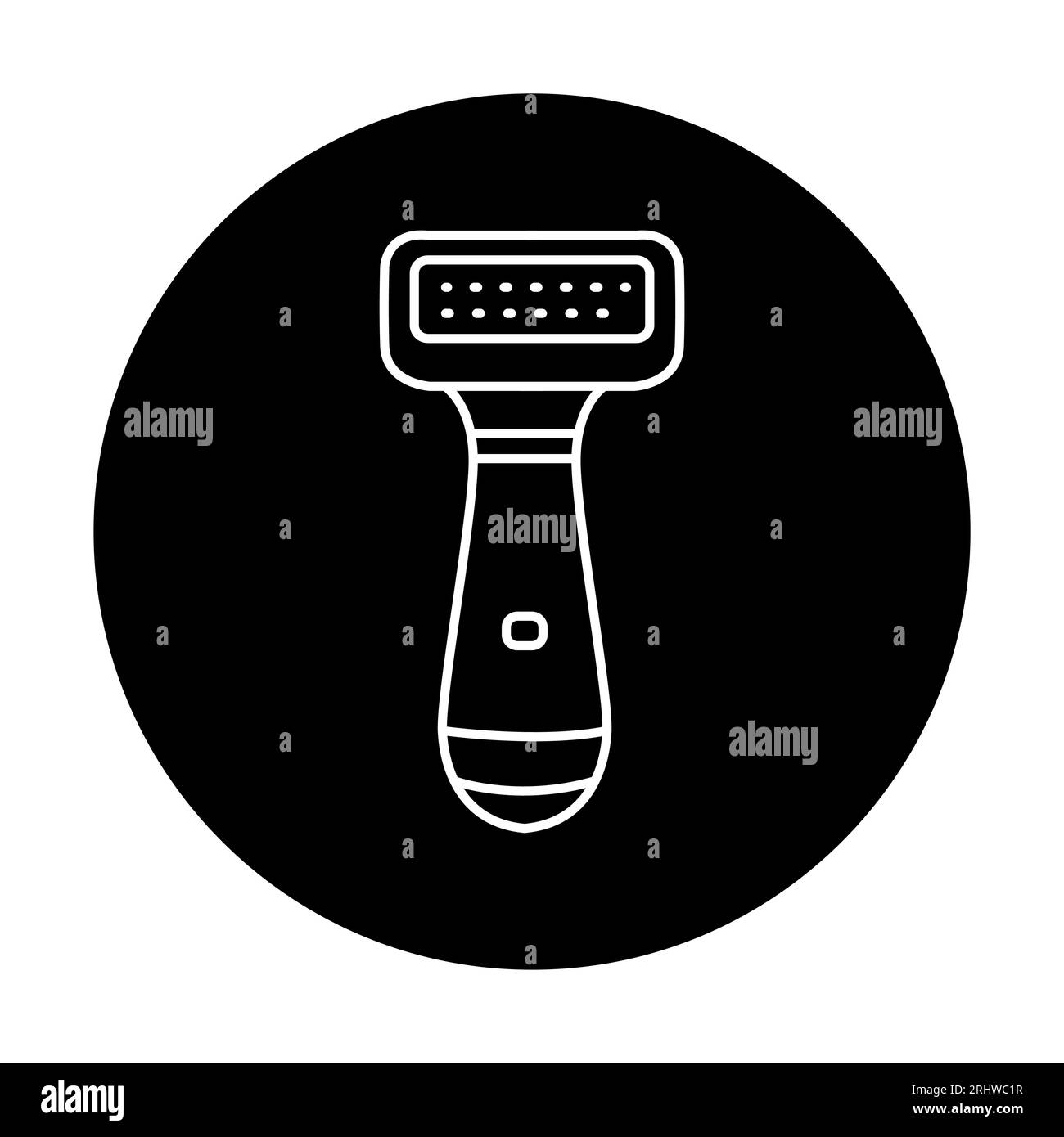 Grooming comb for dogs and cats. black line icon. Pictogram for web ...