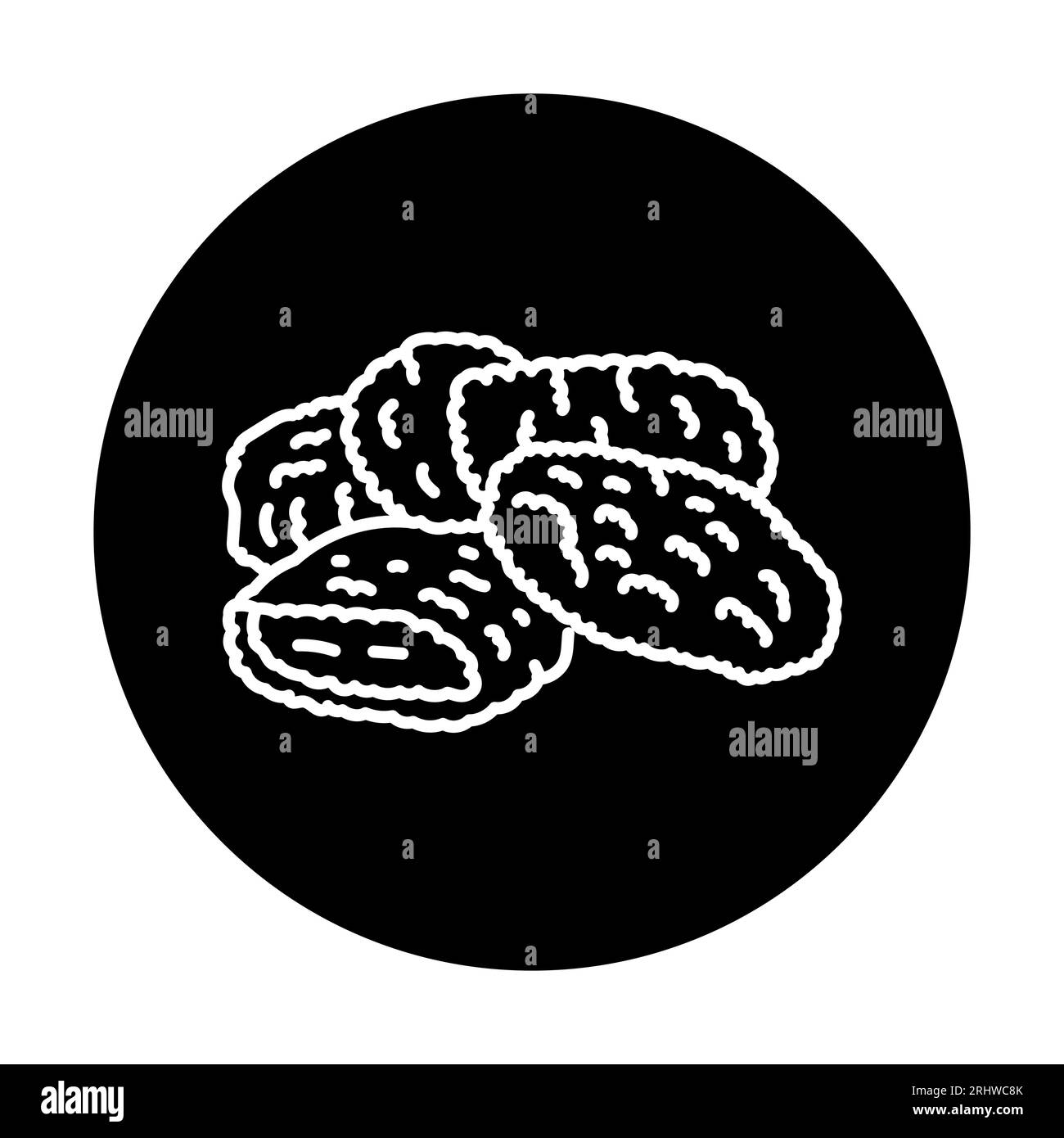 Nuggets black line icon. Pictogram for web page, mobile app, promo ...