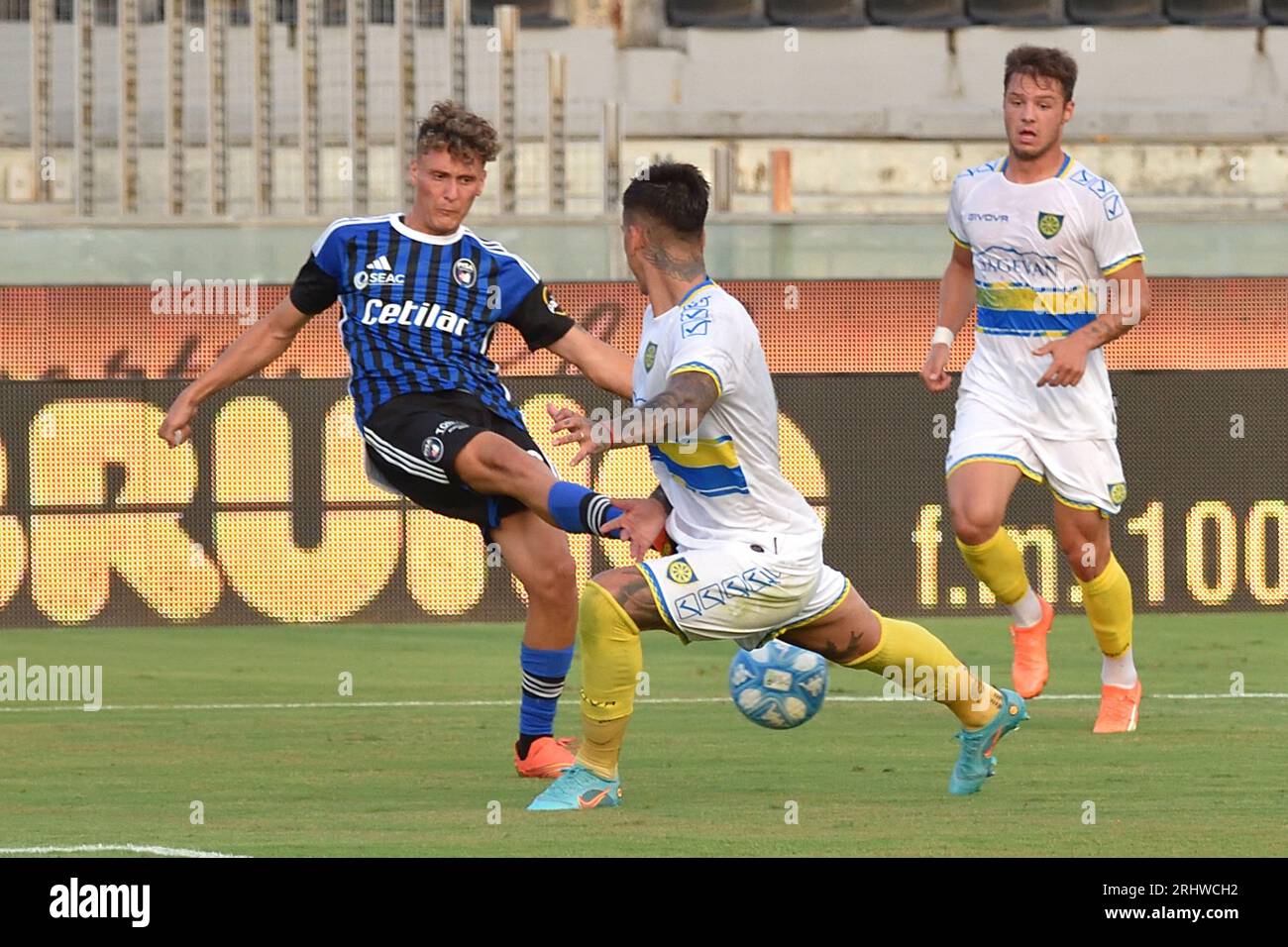 Pisa, Italy. 18th Aug, 2023. Gabriele Piccinini (Pisa) during Pisa SC ...