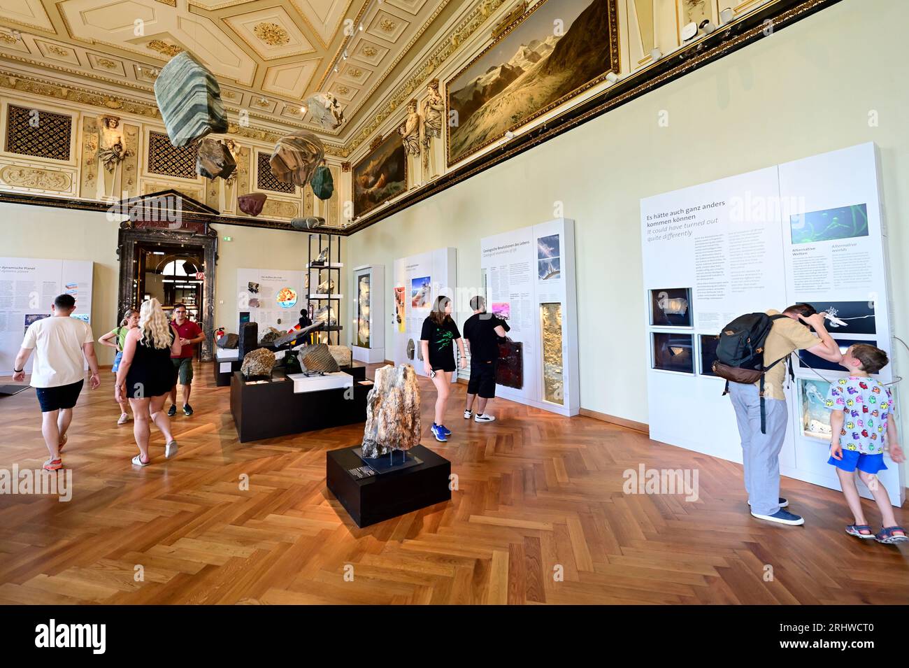 Vienna, Austria. August 16, 2023. Natural History Museum at Burgring 7 ...