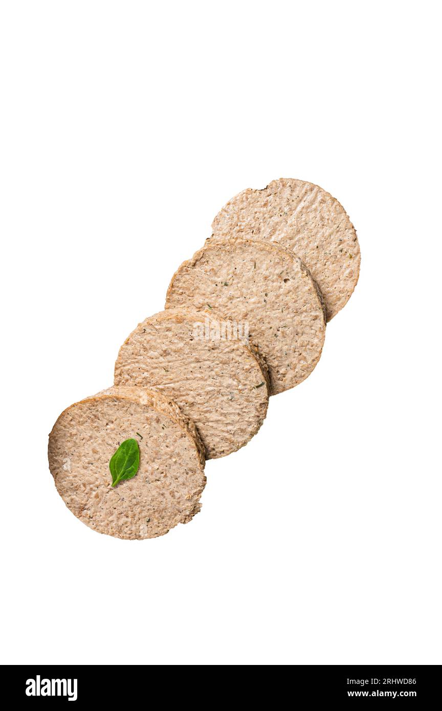 Raw meat free patties made from plant based meat, fresh vegan burger ...