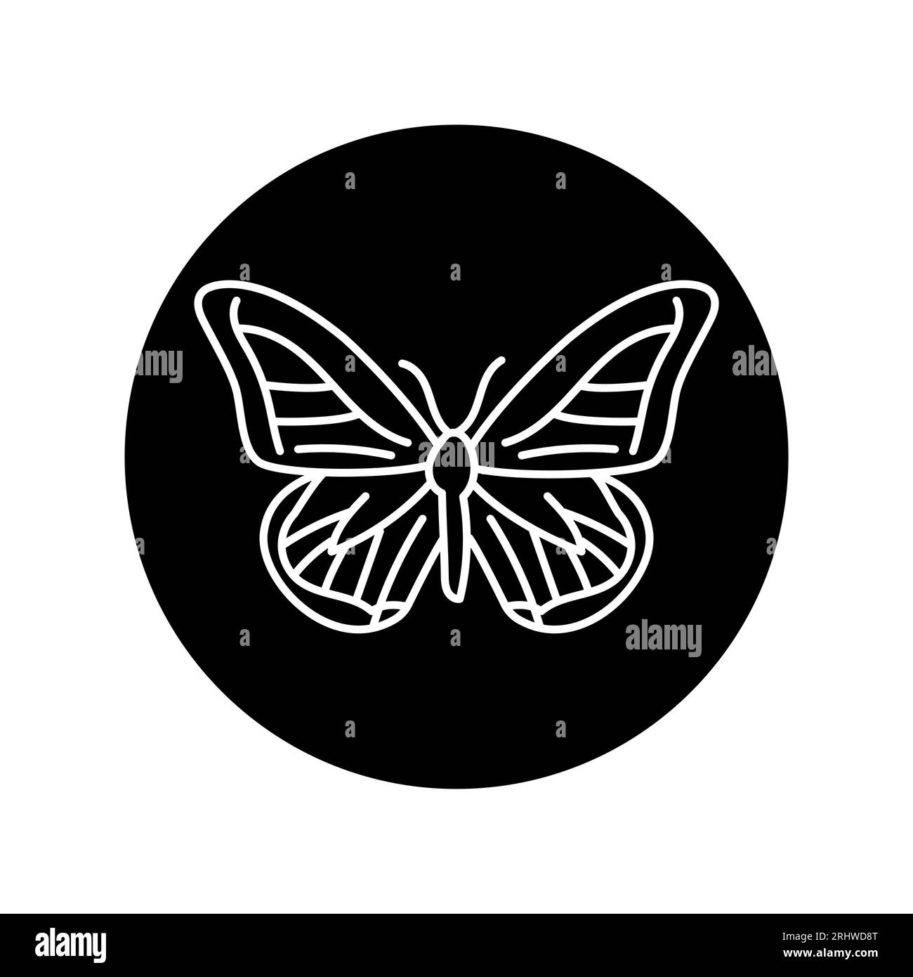 Mobile with butterflies Stock Vector Images - Alamy