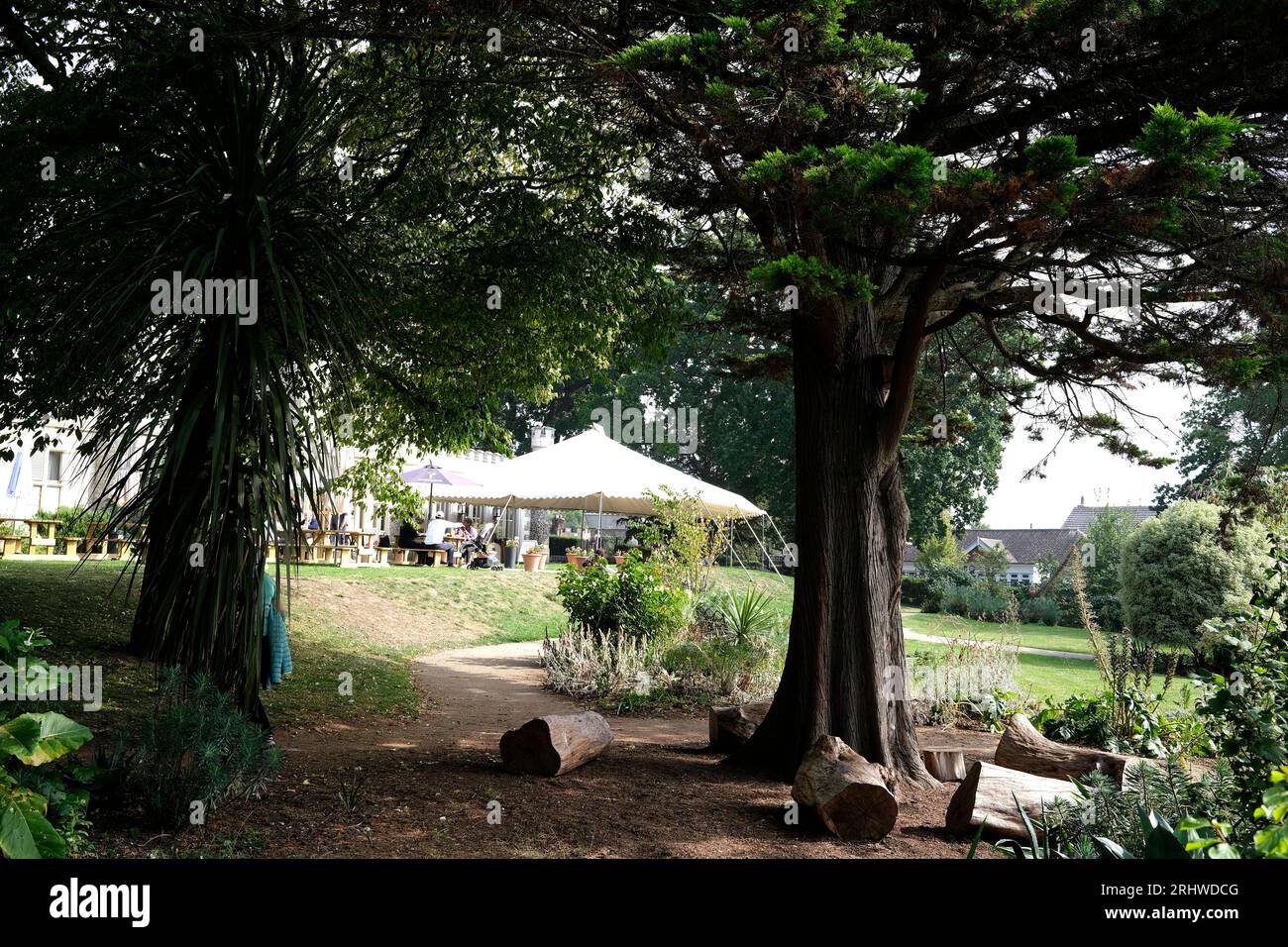 whitstable castle and grounds,whitstable,kent,uk august 18 2023 Stock ...