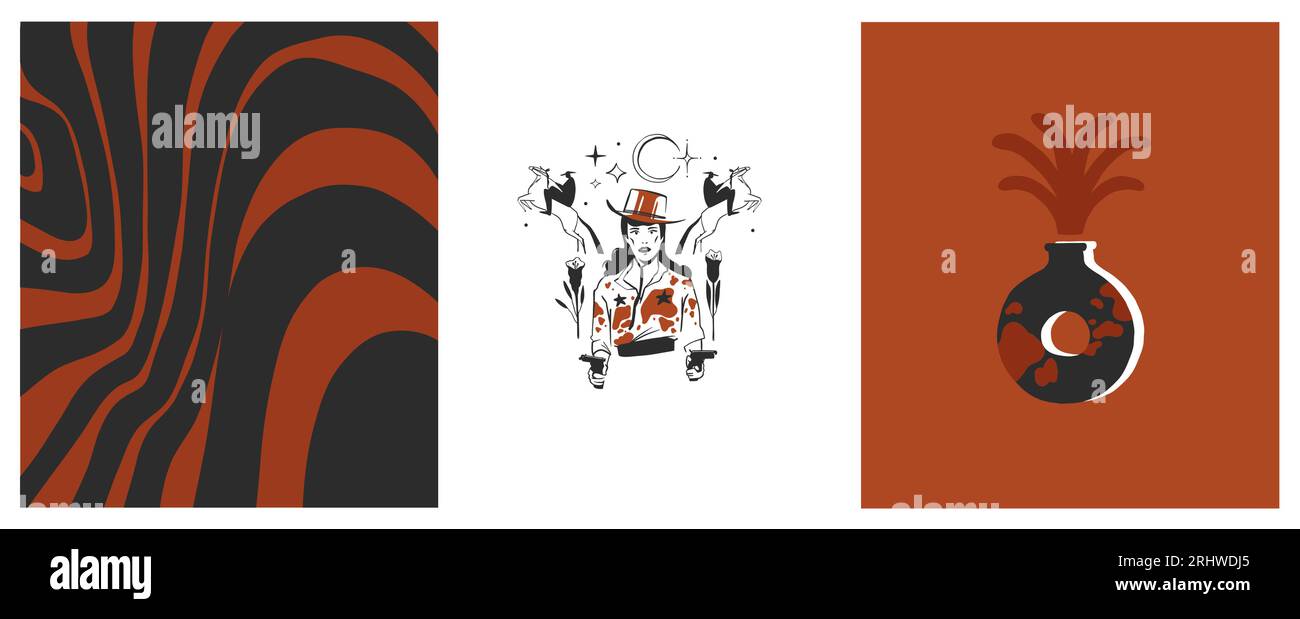 Hand drawn abstract vector graphic clipart illustrations logo set ...