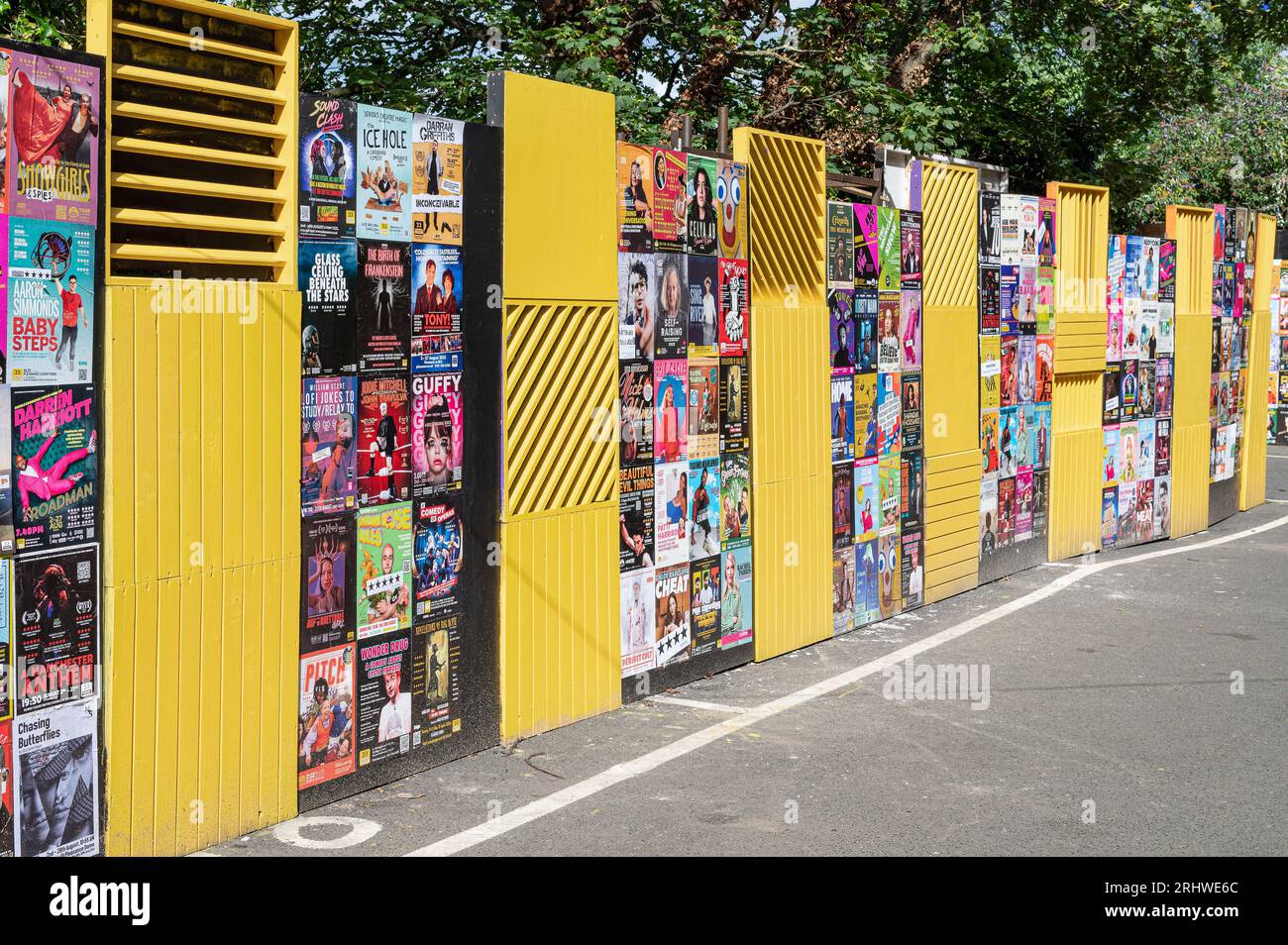 Edinburgh festival fringe posters billboard hi-res stock photography ...