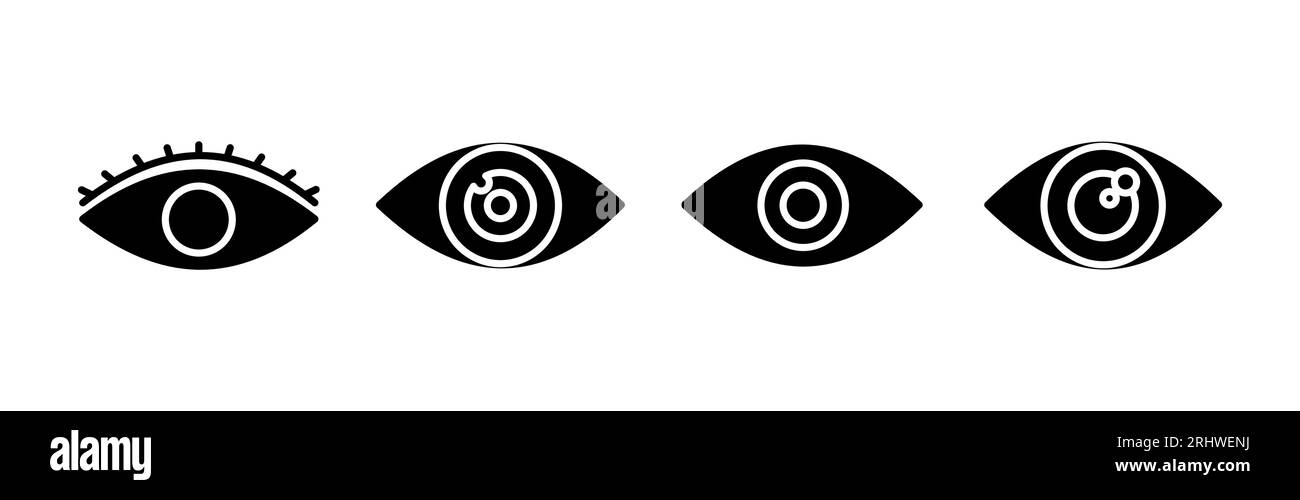 Eye icon. Look and Vision icon. Eye vector icon Stock Vector Image ...