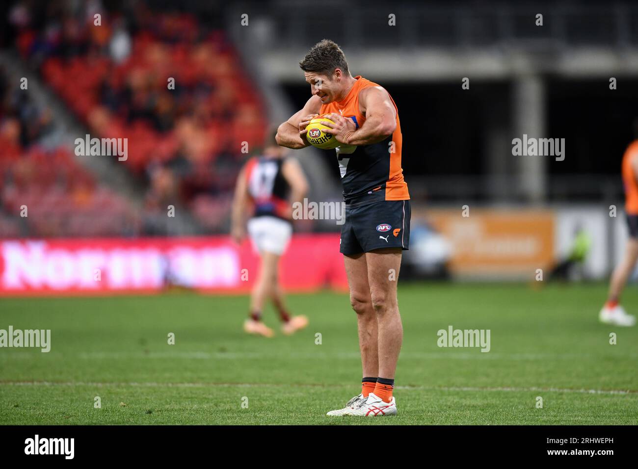 Sydney, Australia. 19th Aug, 2023. Jesse Hogan of the GWS Giants in ...