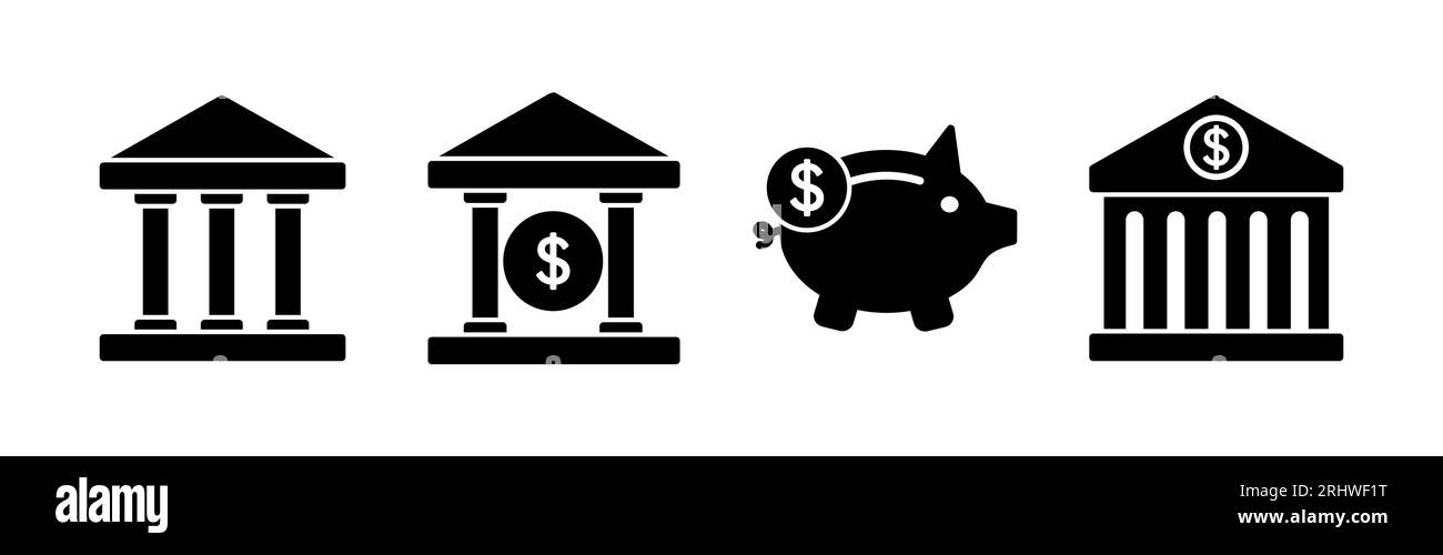 Bank icon vector. bank icon symbol Stock Vector Image & Art - Alamy