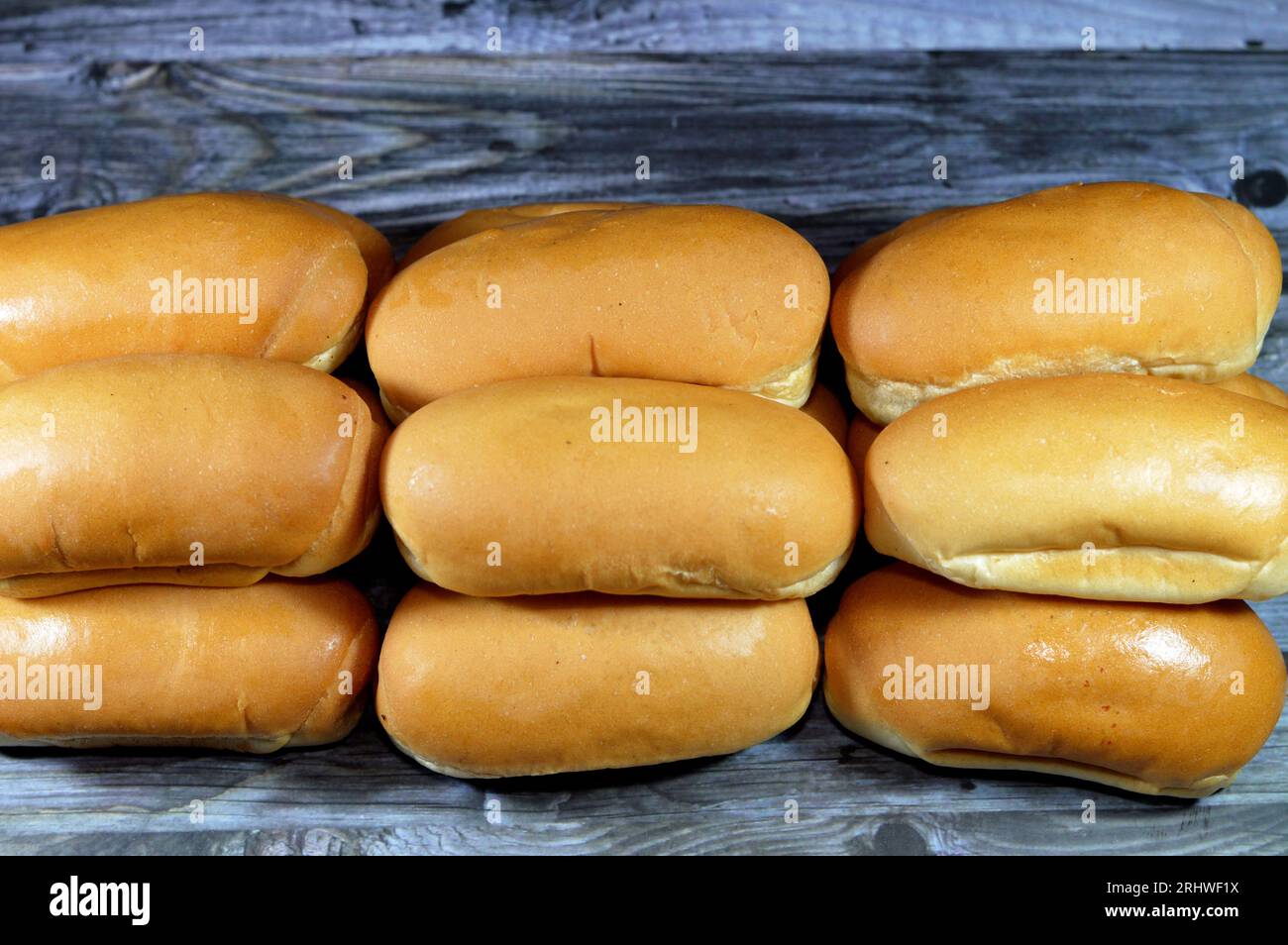 Hot dog bun is a type of soft bun shaped specifically to contain a hot ...