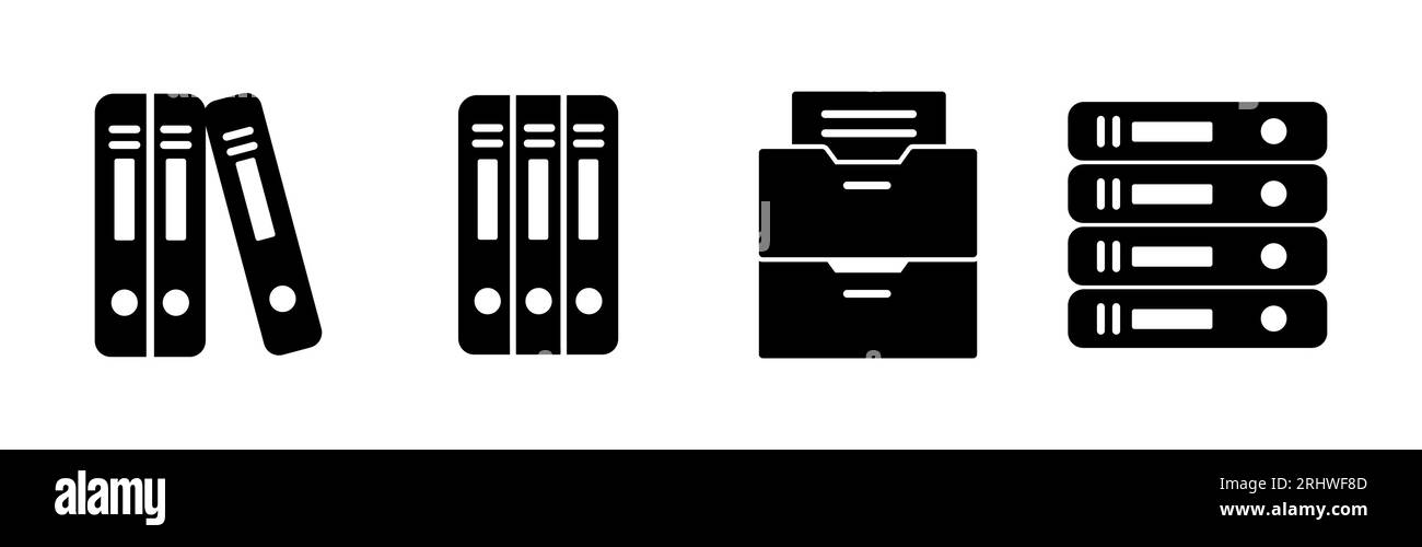 Archive icon vector. archive storage icon vector. folders icon Stock ...