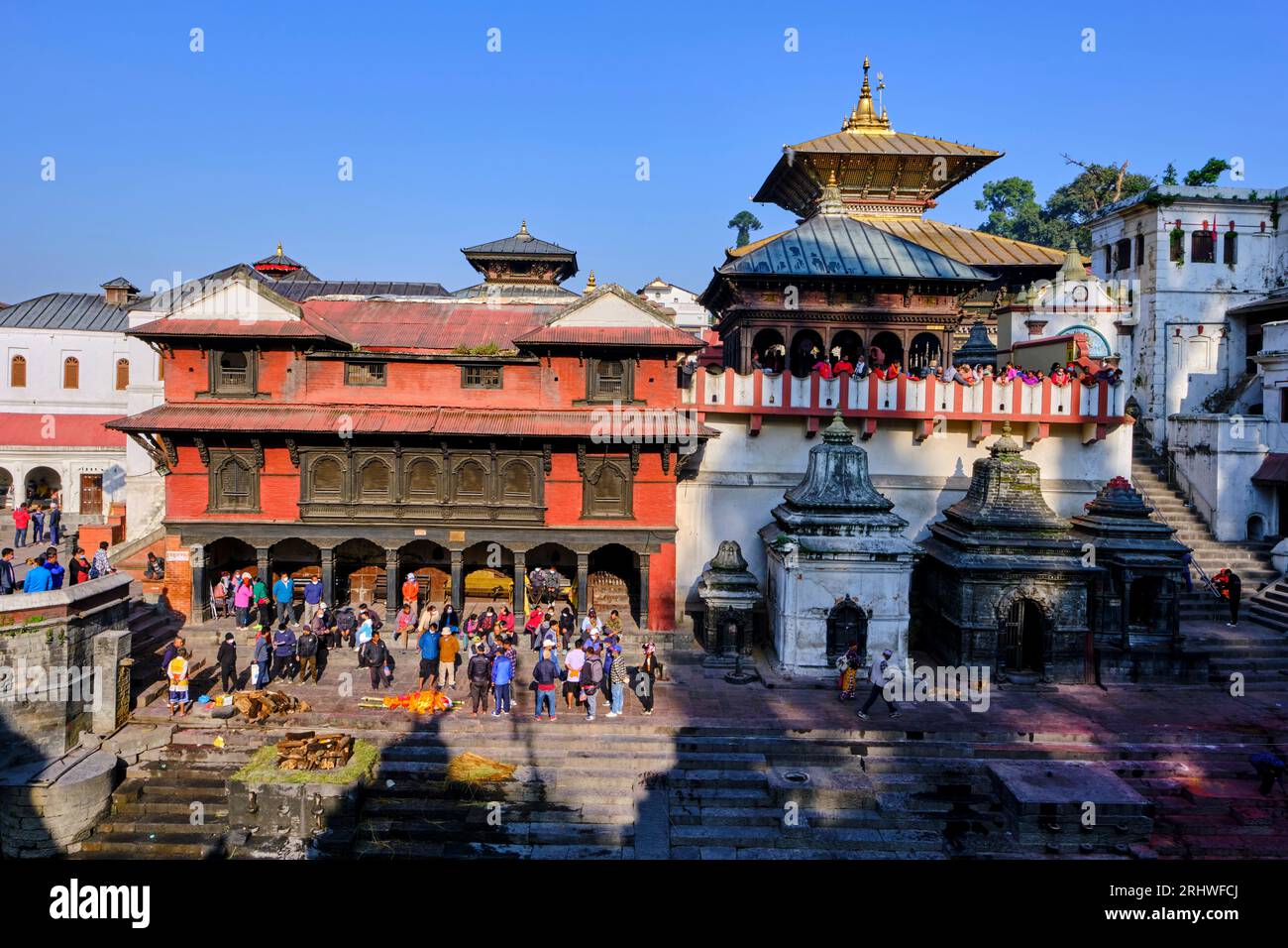 Nepal, Kathmandu valley, Hindu Temple of Pashupatinath dedicated to ...