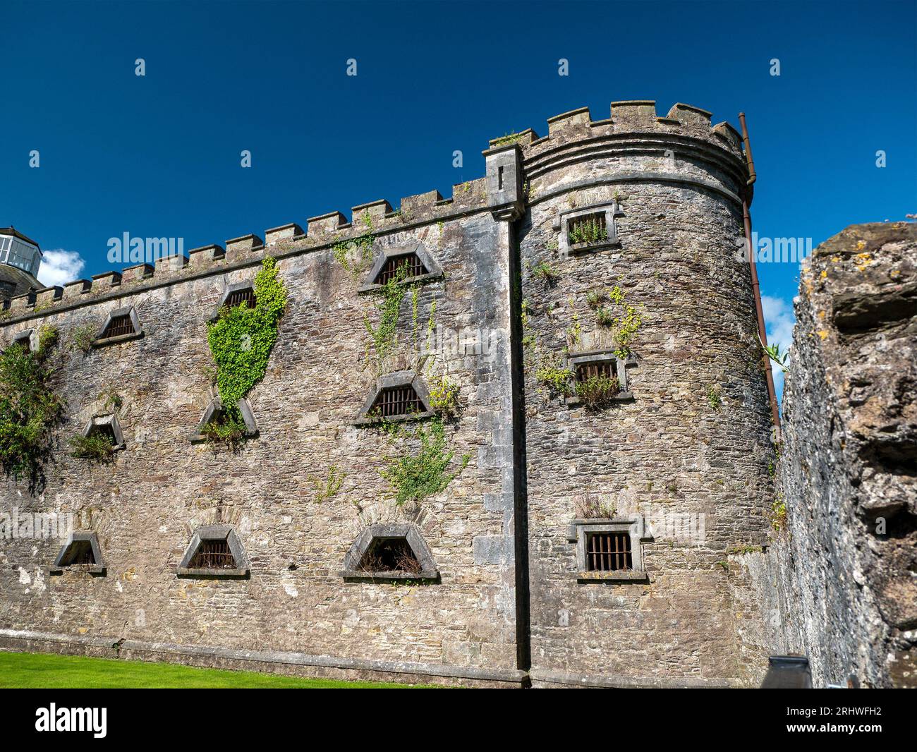 Old celtic castle tower, Cork City Gaol prison in Ireland. Fortress ...