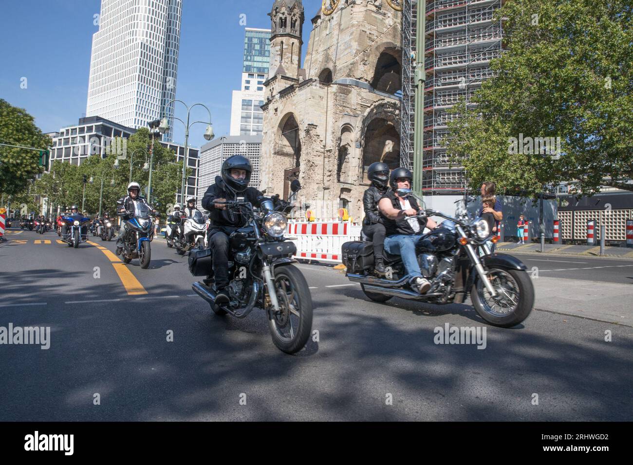 The streets of Berlin echoed with the roar of motorcycles on August 19 ...