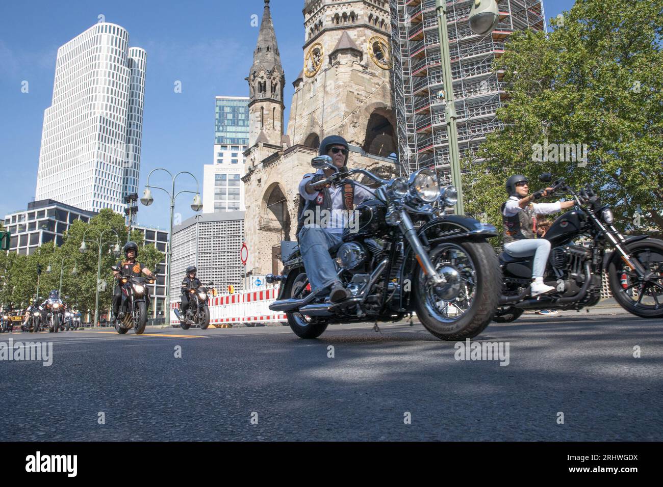 The streets of Berlin echoed with the roar of motorcycles on August 19 ...