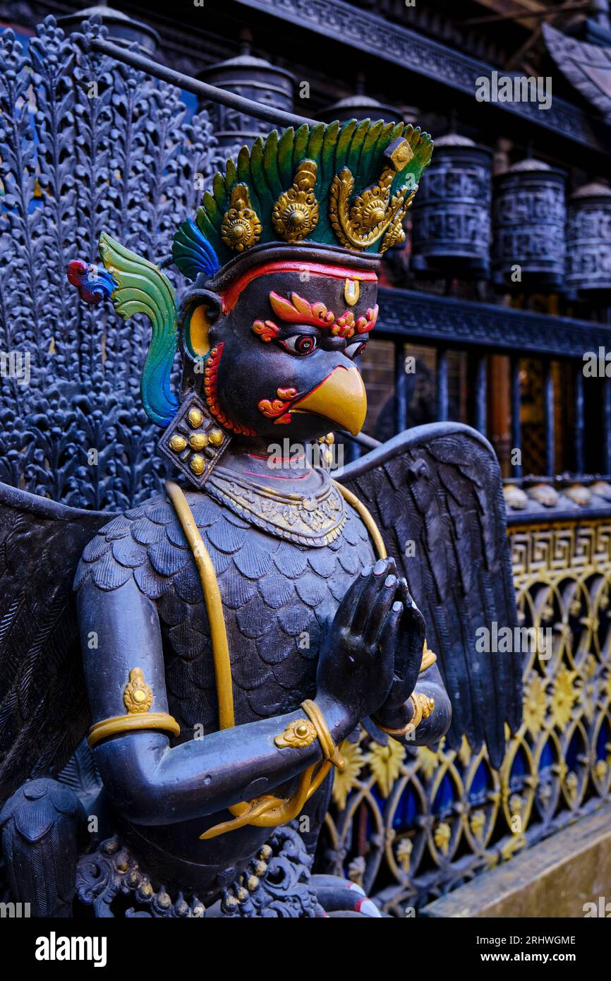 Nepal, Kathmandu valley, Newar city of Patan, Temple Okubahal Rudra ...