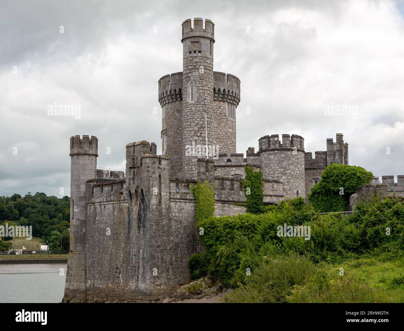 Old celtic castle tower, Blackrock castle in Ireland. Blackrock ...