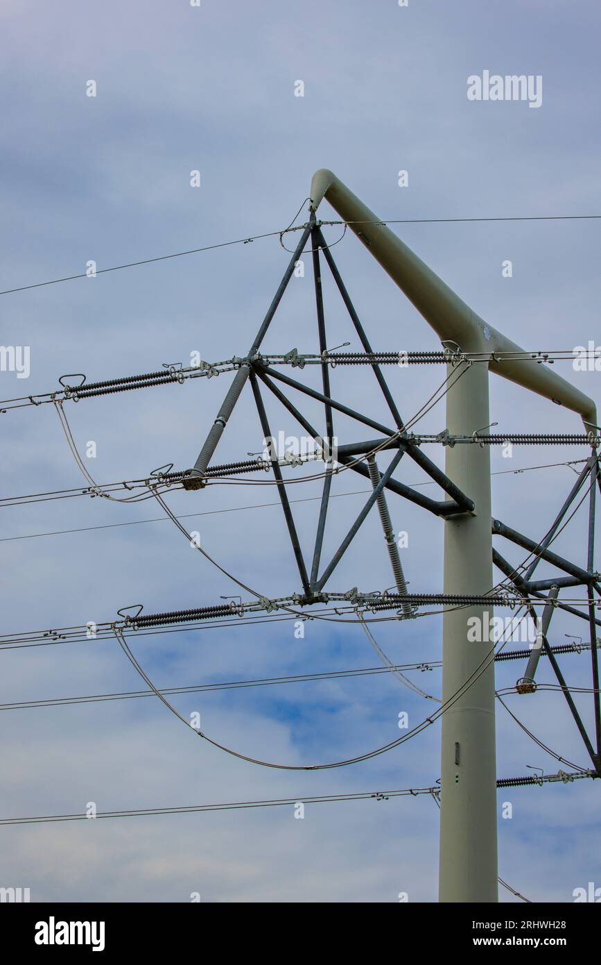The diamond hanging and insulators Stock Photo - Alamy