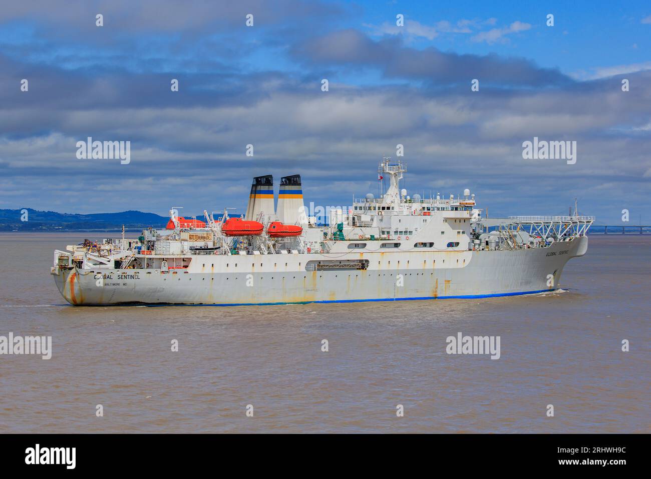 USA government cable laying vessel Global Sentinel Stock Photo - Alamy