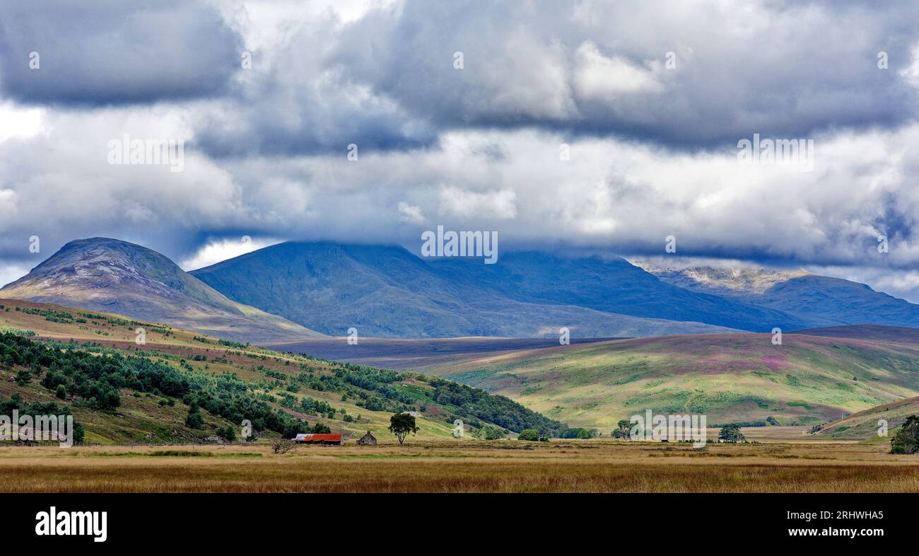 Ben More Assynt Sutherland Scotland the mountain seen in summer with ...