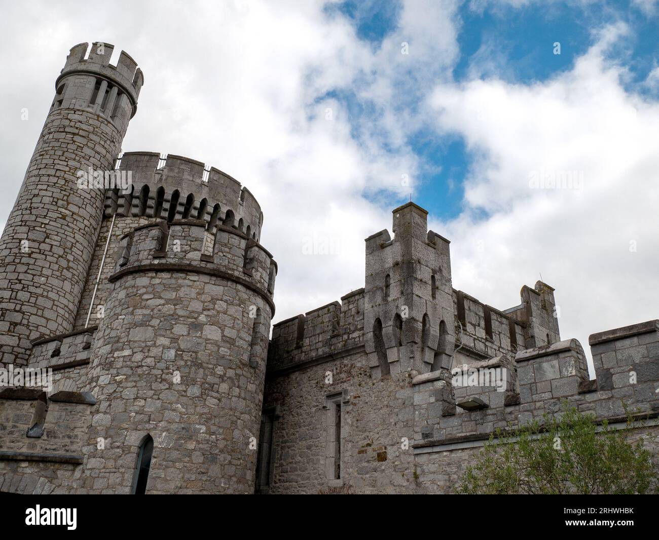 Old celtic castle tower, Blackrock castle in Ireland. Blackrock ...