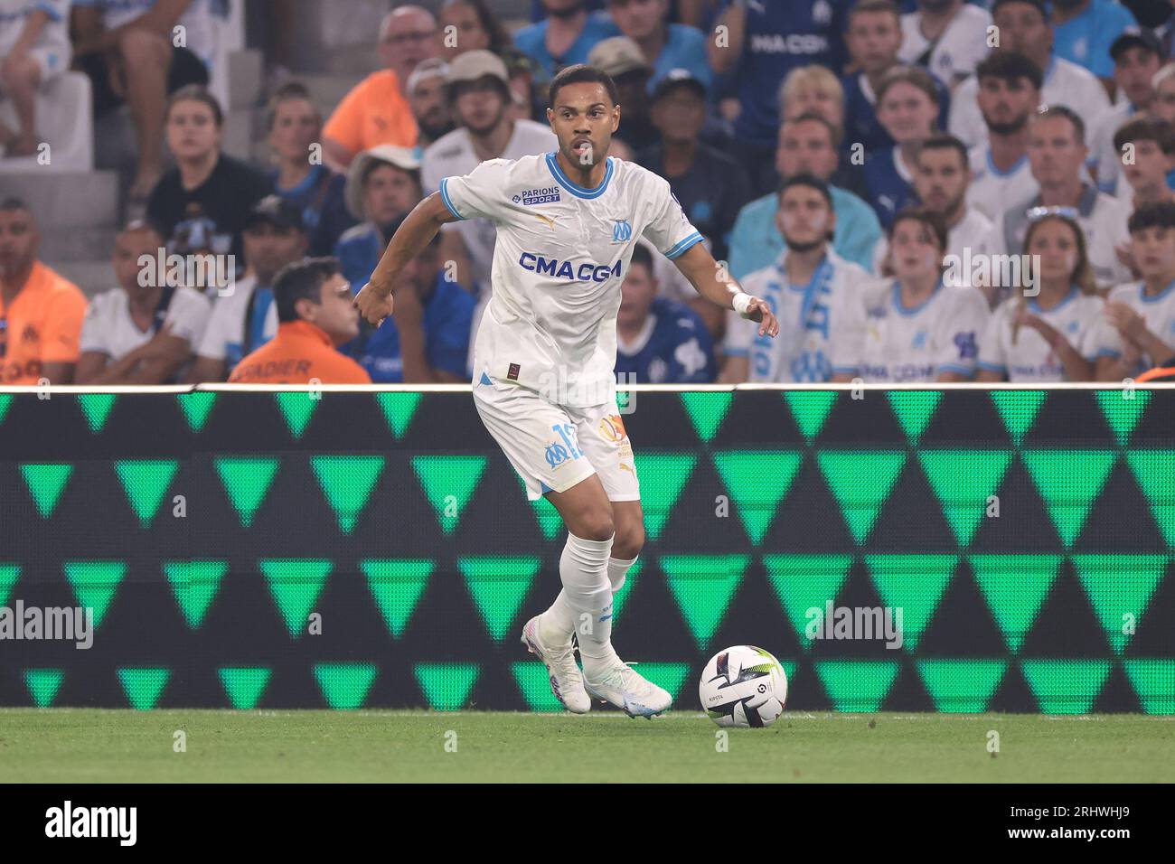 Marseille, 15th August 2023. Renan Lodi of Olympique De Marseille ...