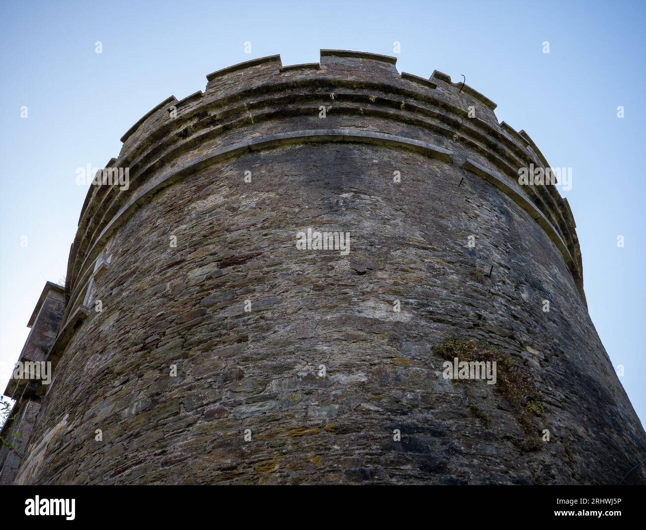 Old celtic castle tower, Cork City Gaol prison in Ireland. Fortress ...