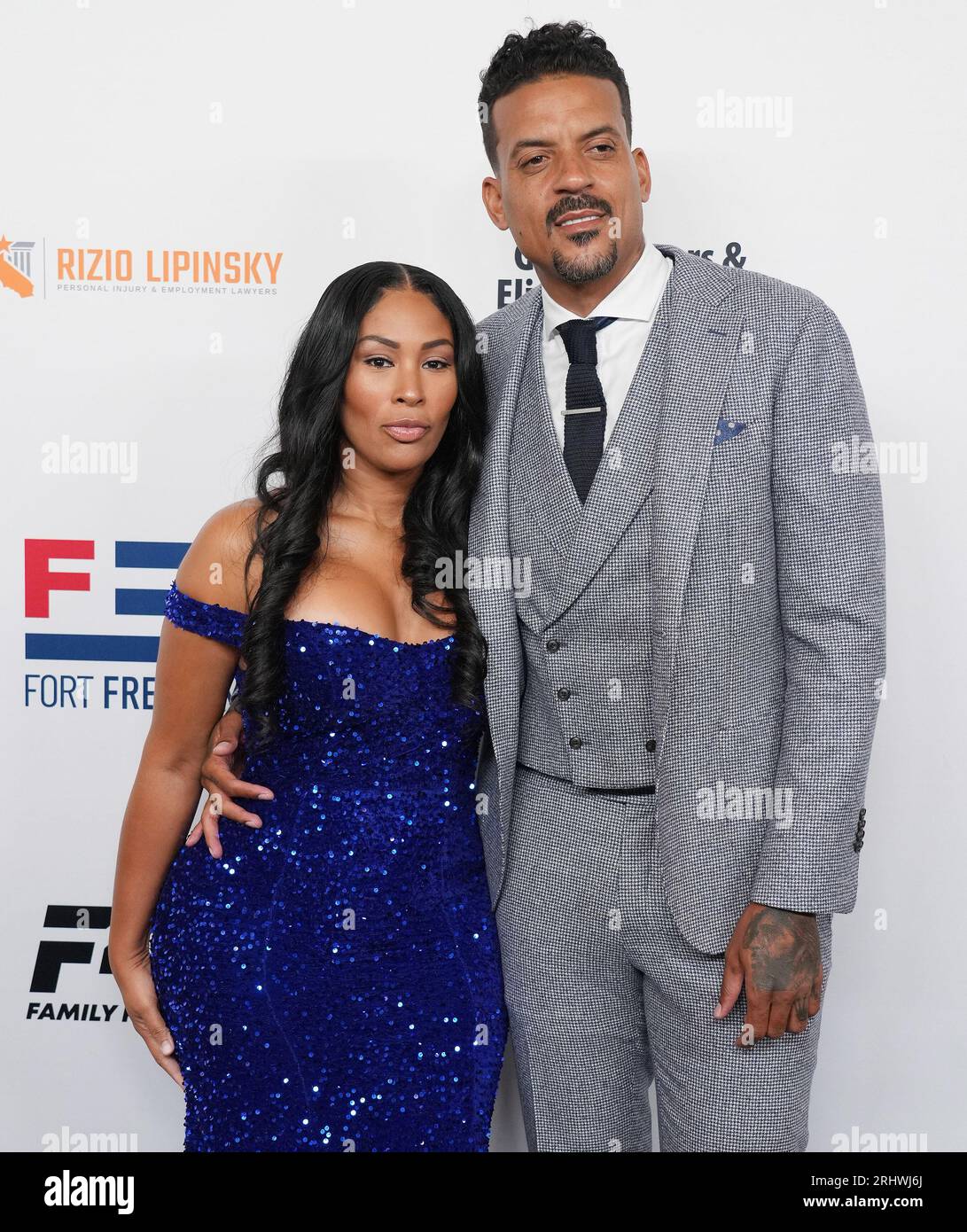(L-R) Anansa Sims and Matt Barnes arrives at the 23rd Harold & Carole ...