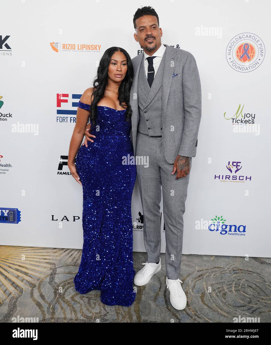 (L-R) Anansa Sims and Matt Barnes arrives at the 23rd Harold & Carole ...