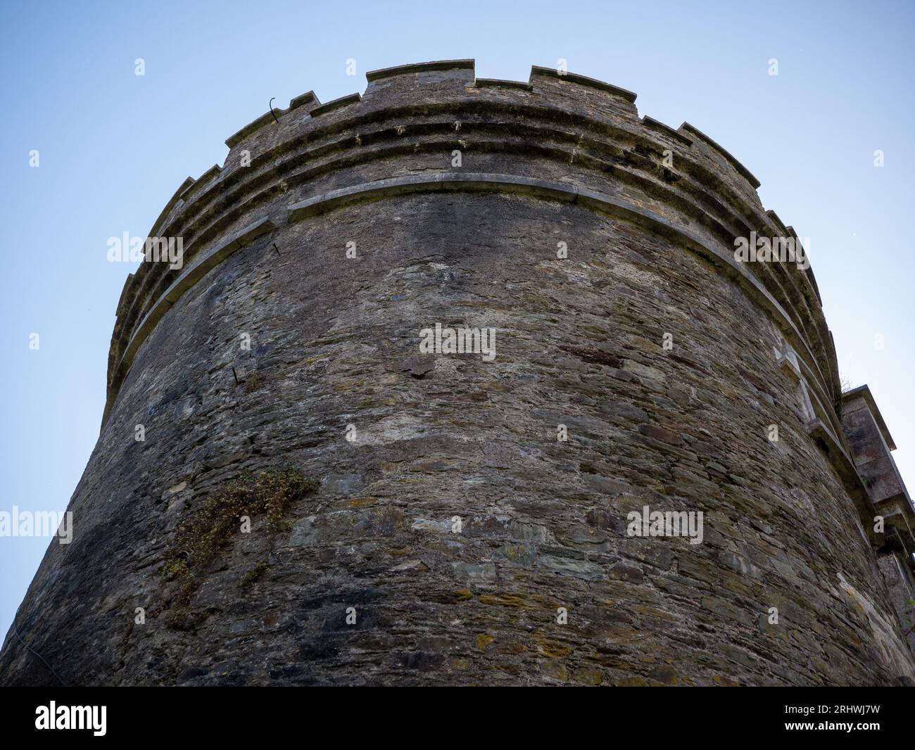 Old celtic castle tower, Cork City Gaol prison in Ireland. Fortress ...