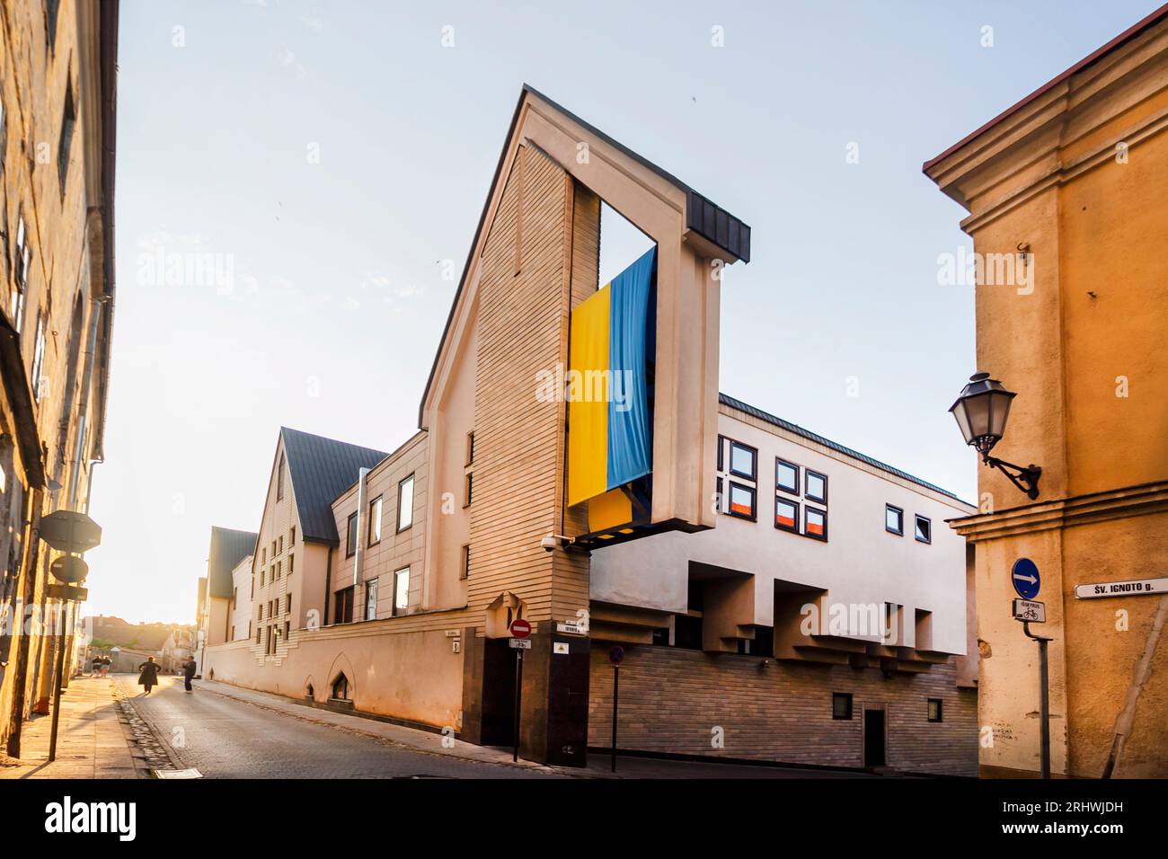 Ukraine 2023 village flag hi-res stock photography and images - Alamy