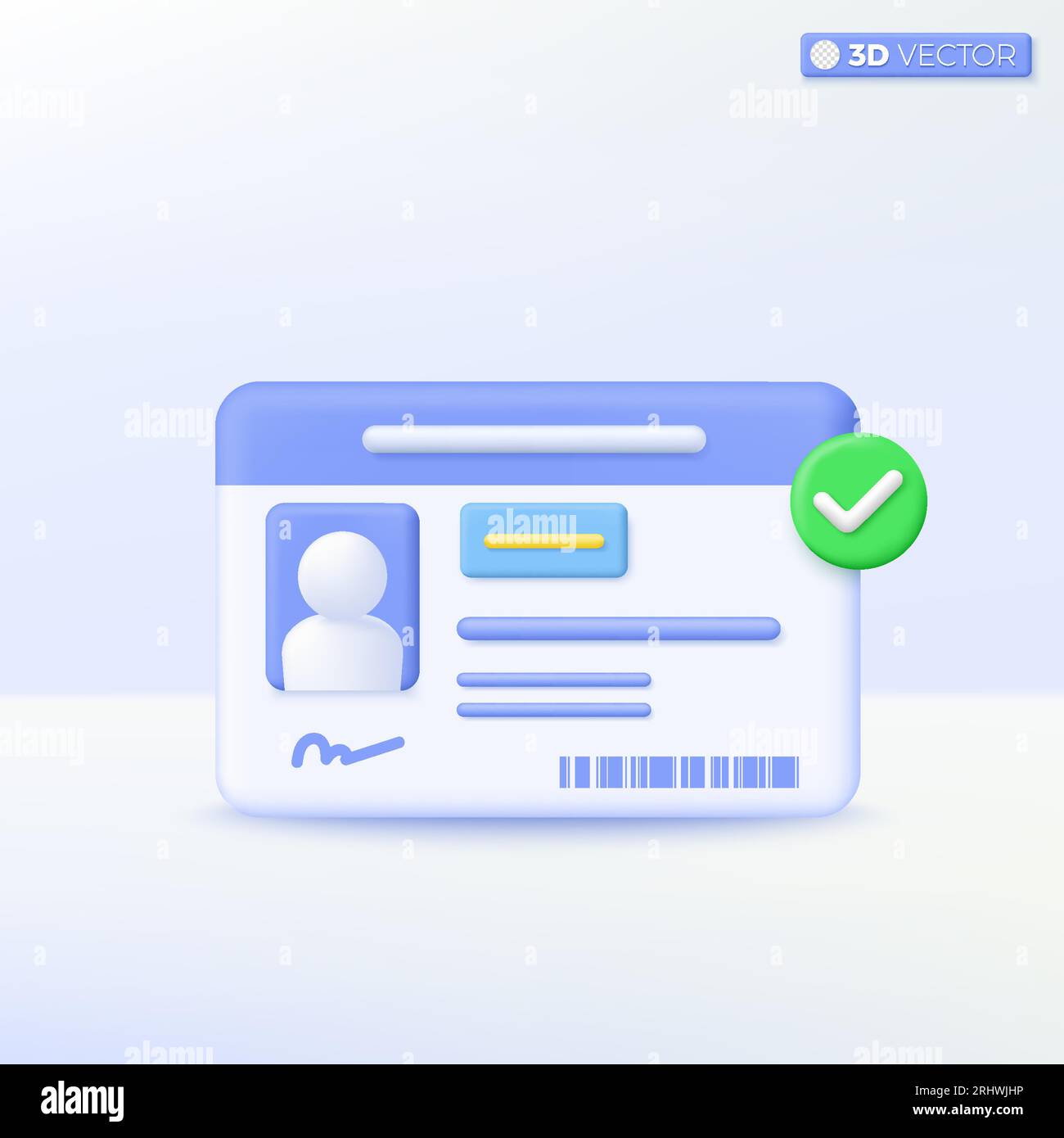 Id Card Icon Id Card Icon Hi Res Stock Photography And Images Alamy