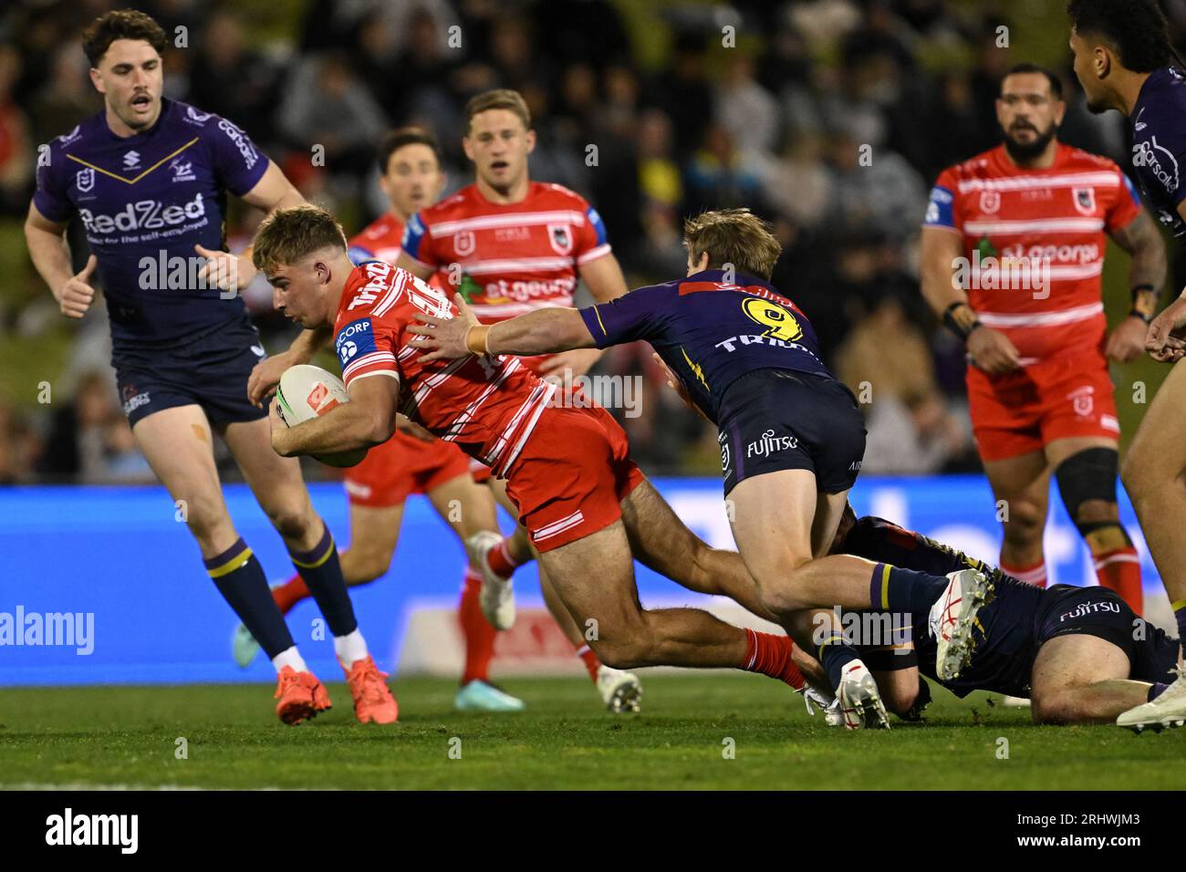 Wollongong, Australia. 19th Aug, 2023. Ryan Couchman of the Dragons ...