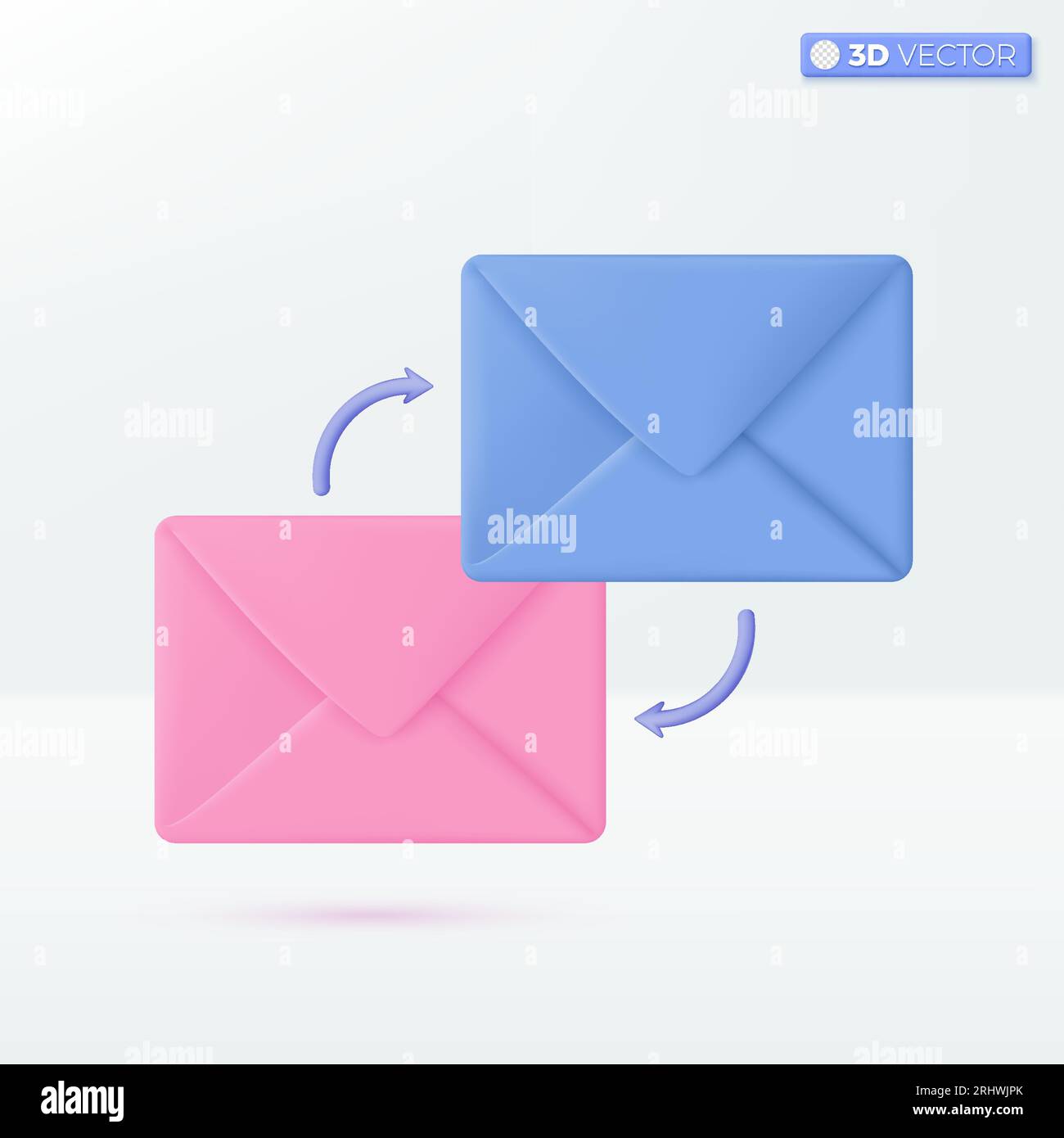 Mail envelopes with circle arrow icon symbol. mail circulation system ... Mail envelopes with circle arrow icon symbol. mail circulation system ...