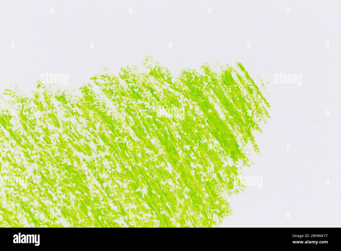 Green color crayon hand drawing texture for background Stock Photo - Alamy